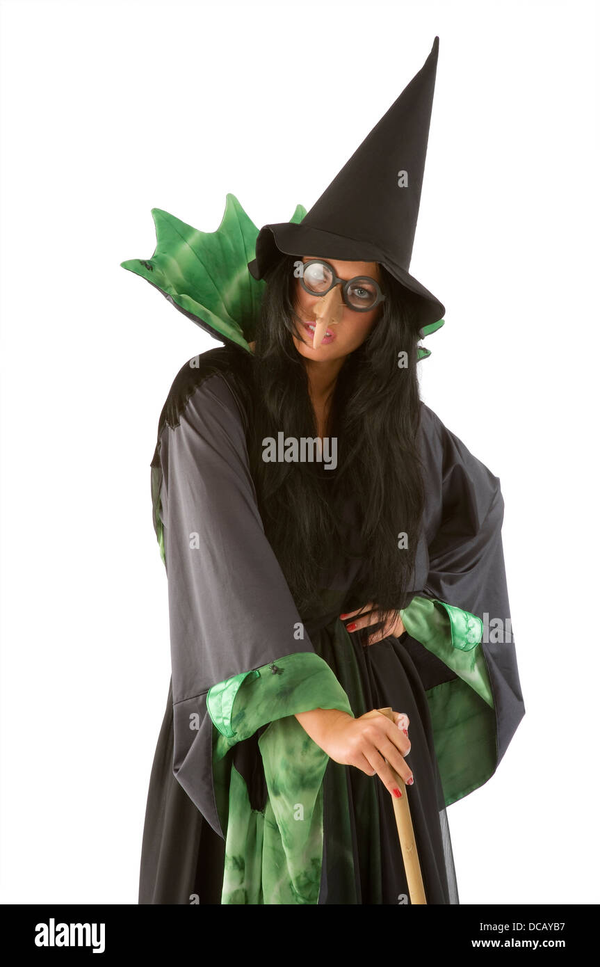 ugly tired witch Stock Photo - Alamy