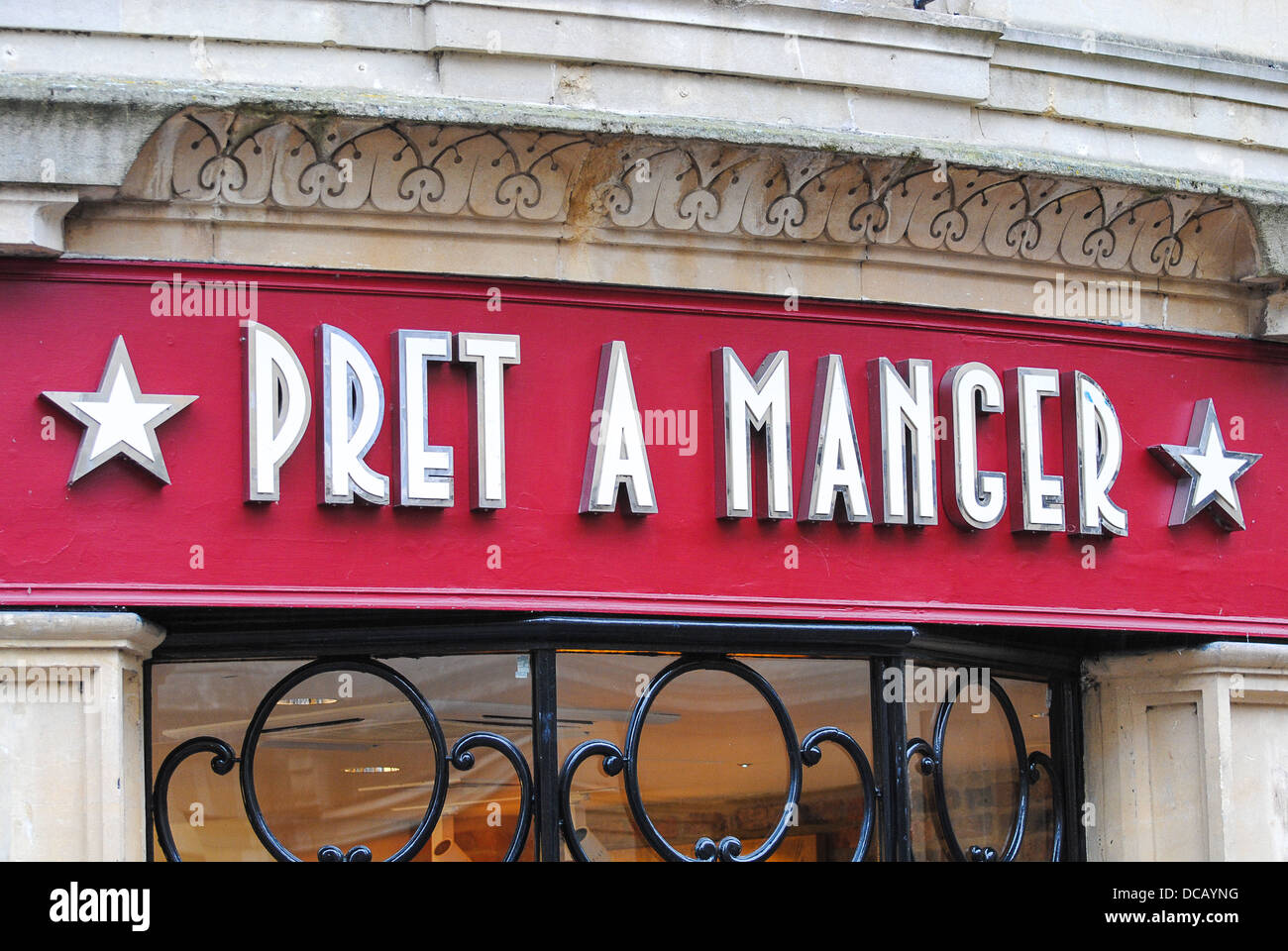 Pret A Manager sign Stock Photo - Alamy