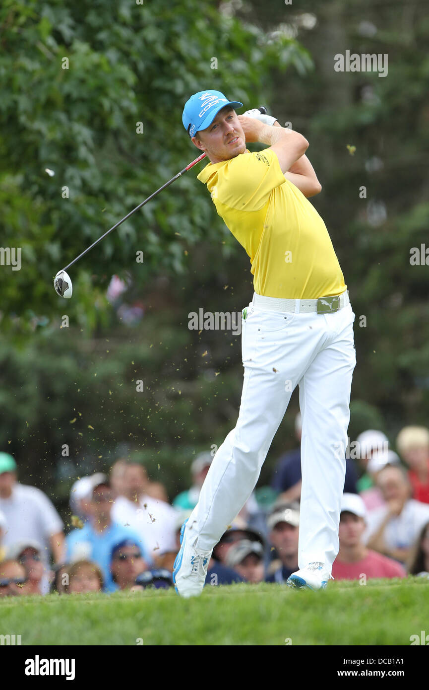 11.08.2013. Rochester, NY, USA. Jonas Blixt during the final round of ...