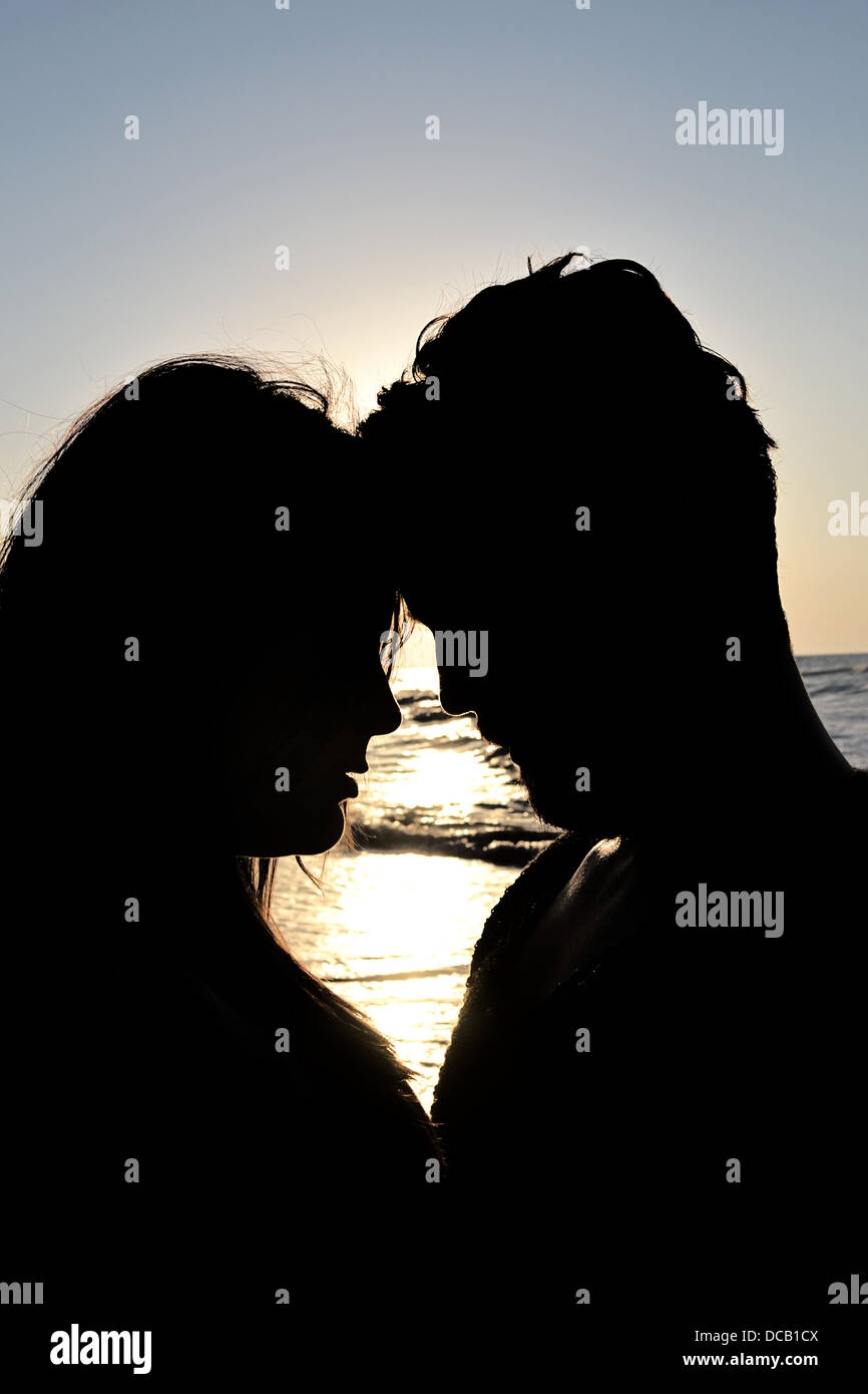 Two people touching kissing hi-res stock photography and images - Alamy
