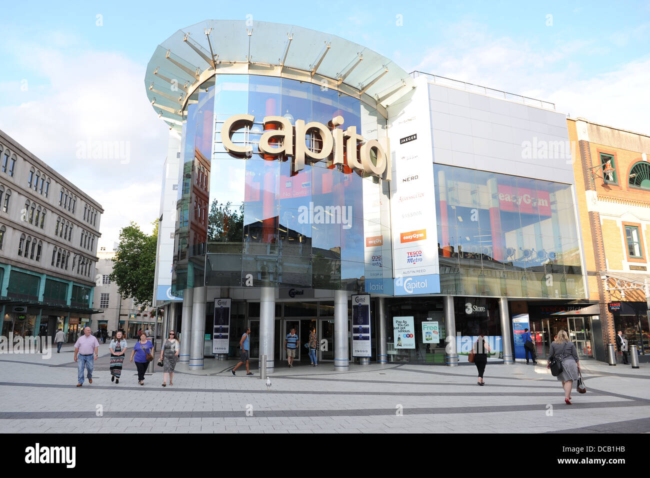 Cardiffs Main Capitol Shopping Centre a deserted ghost mall as all the ...