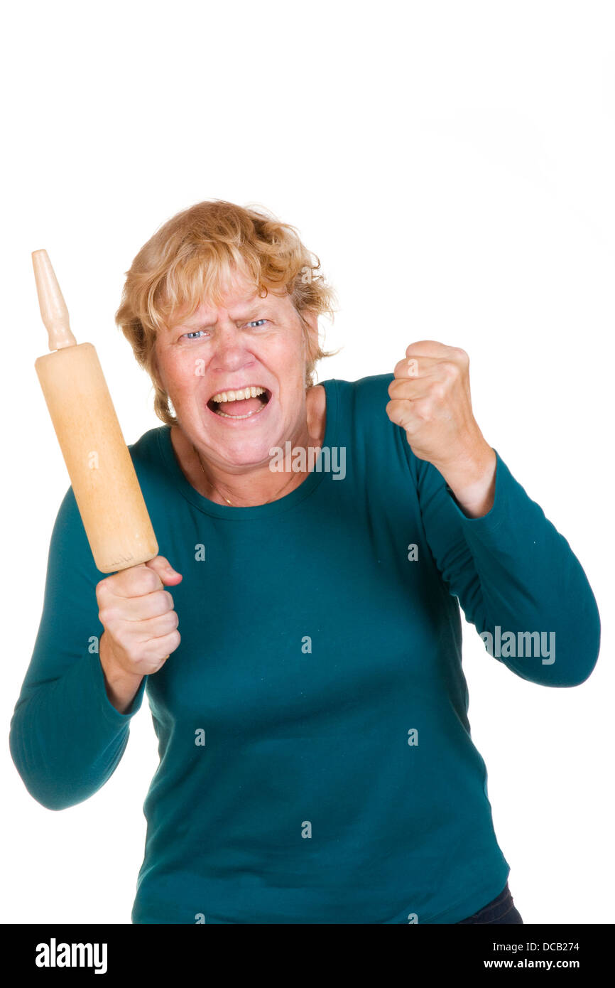 Very angry woman Stock Photo - Alamy