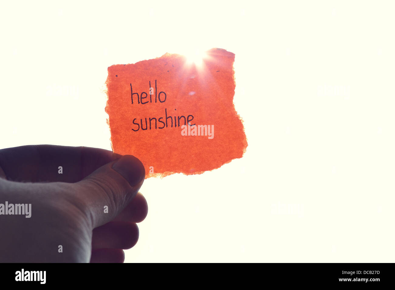 Hello note hi-res stock photography and images - Alamy