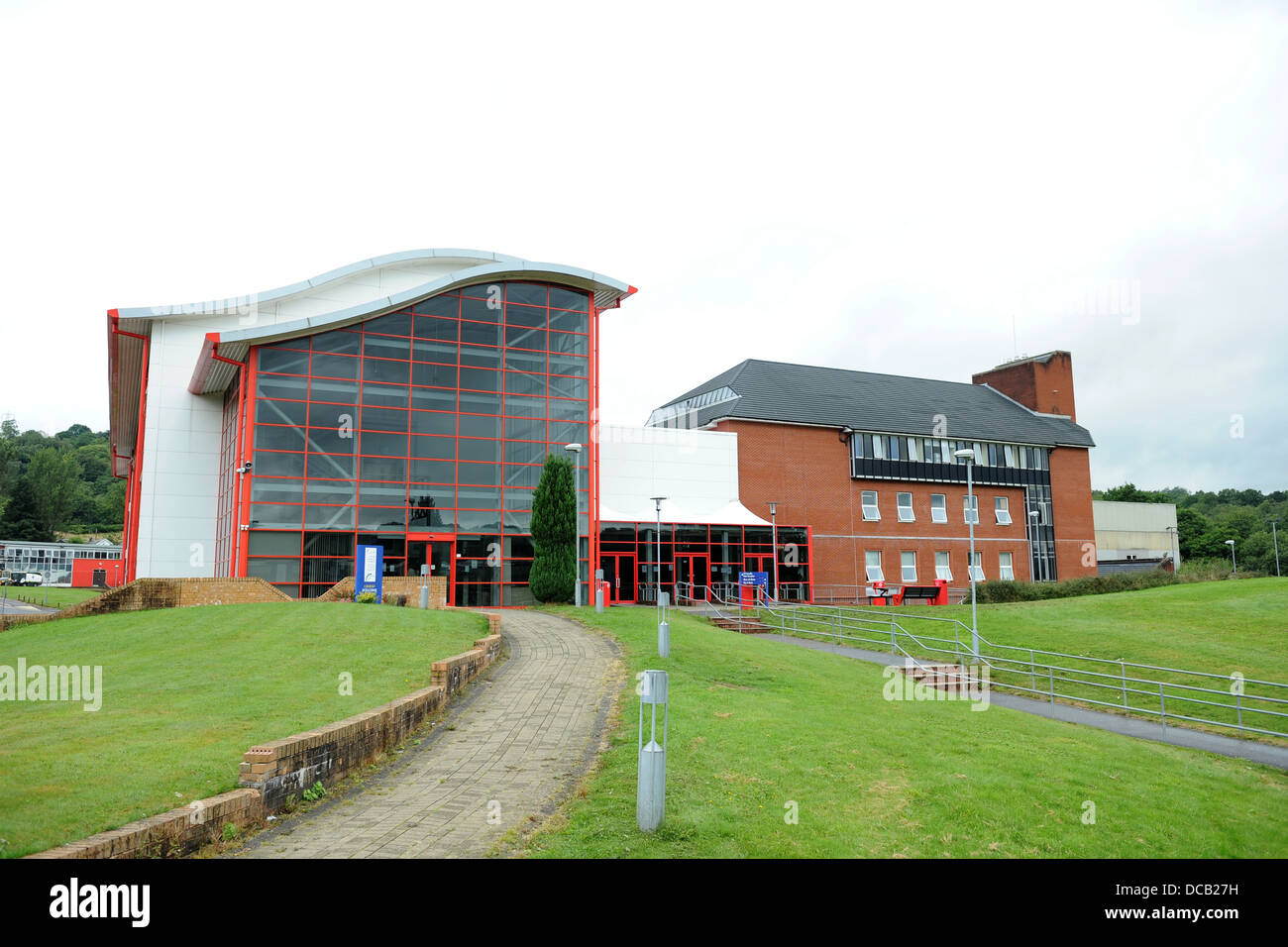 Ystrad Mynach College, Ystrad Mynach, Wales Stock Photo - Alamy