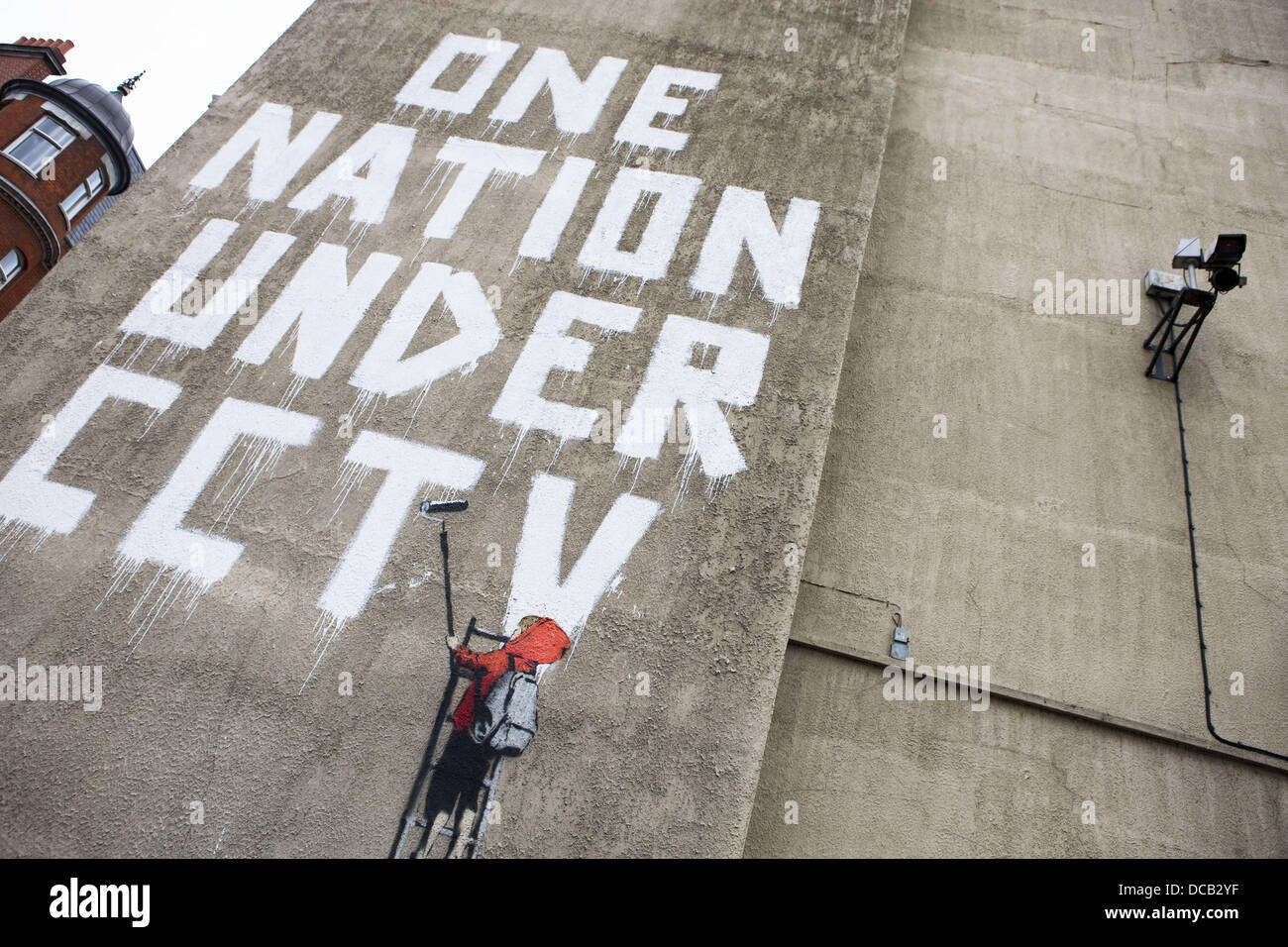 Banksy cctv hi-res stock photography and images - Alamy