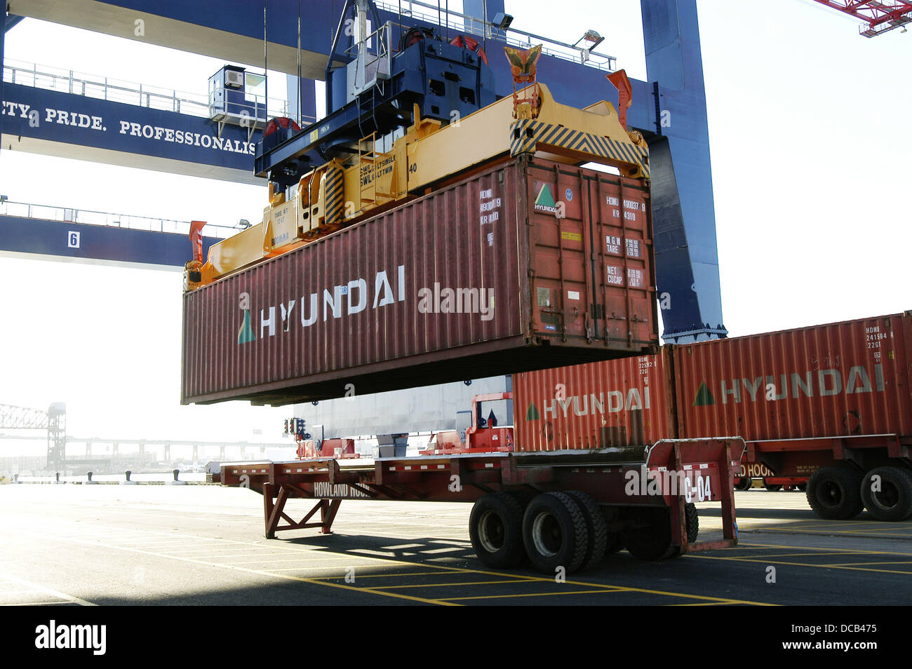 Container. New York. USA Stock Photo - Alamy