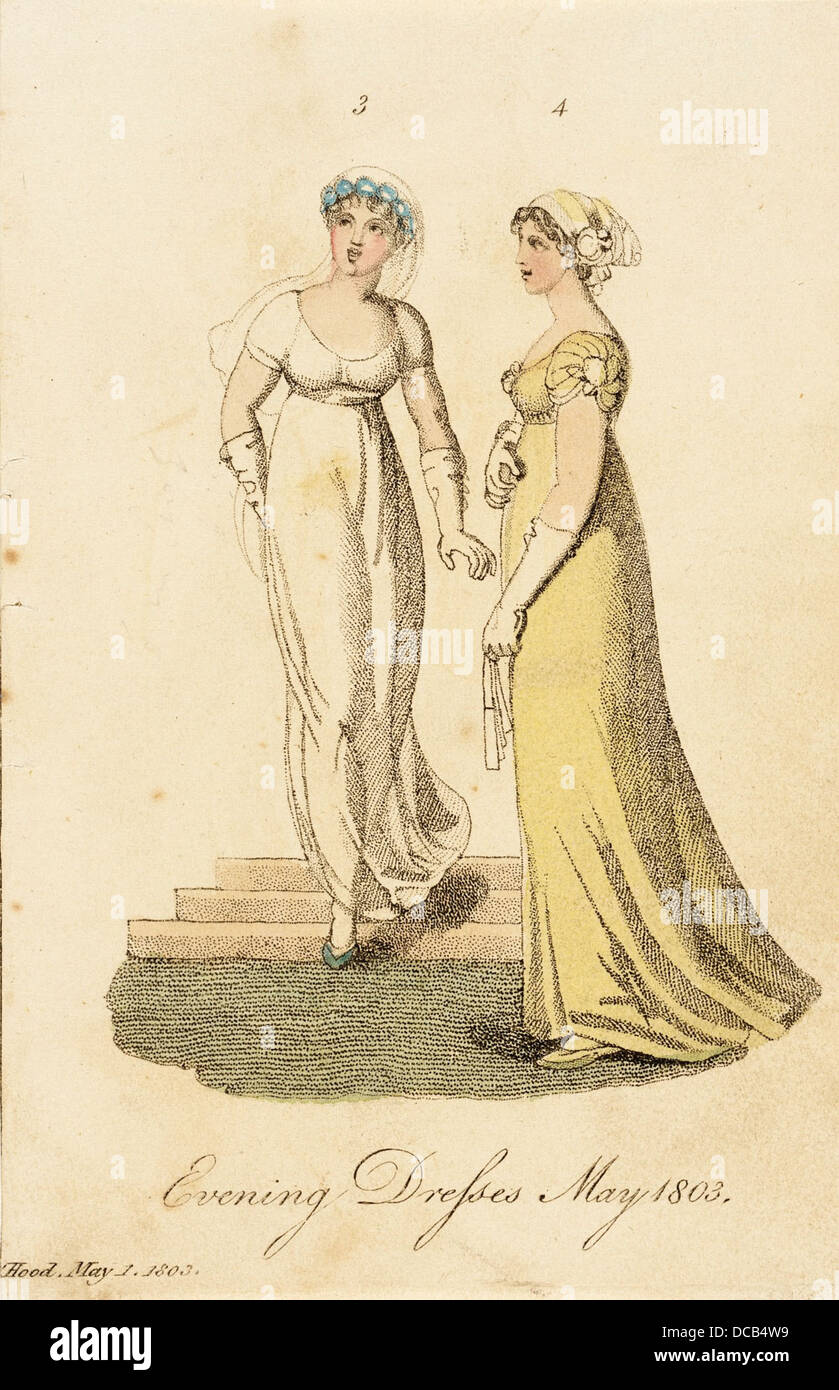 This fashion plate, held in LACMA’s collection, features elegant ...