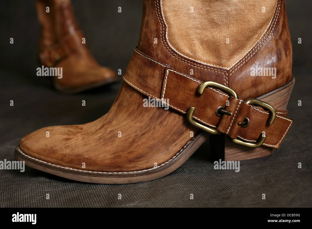 Close up cowboy boots hi-res stock photography and images - Alamy
