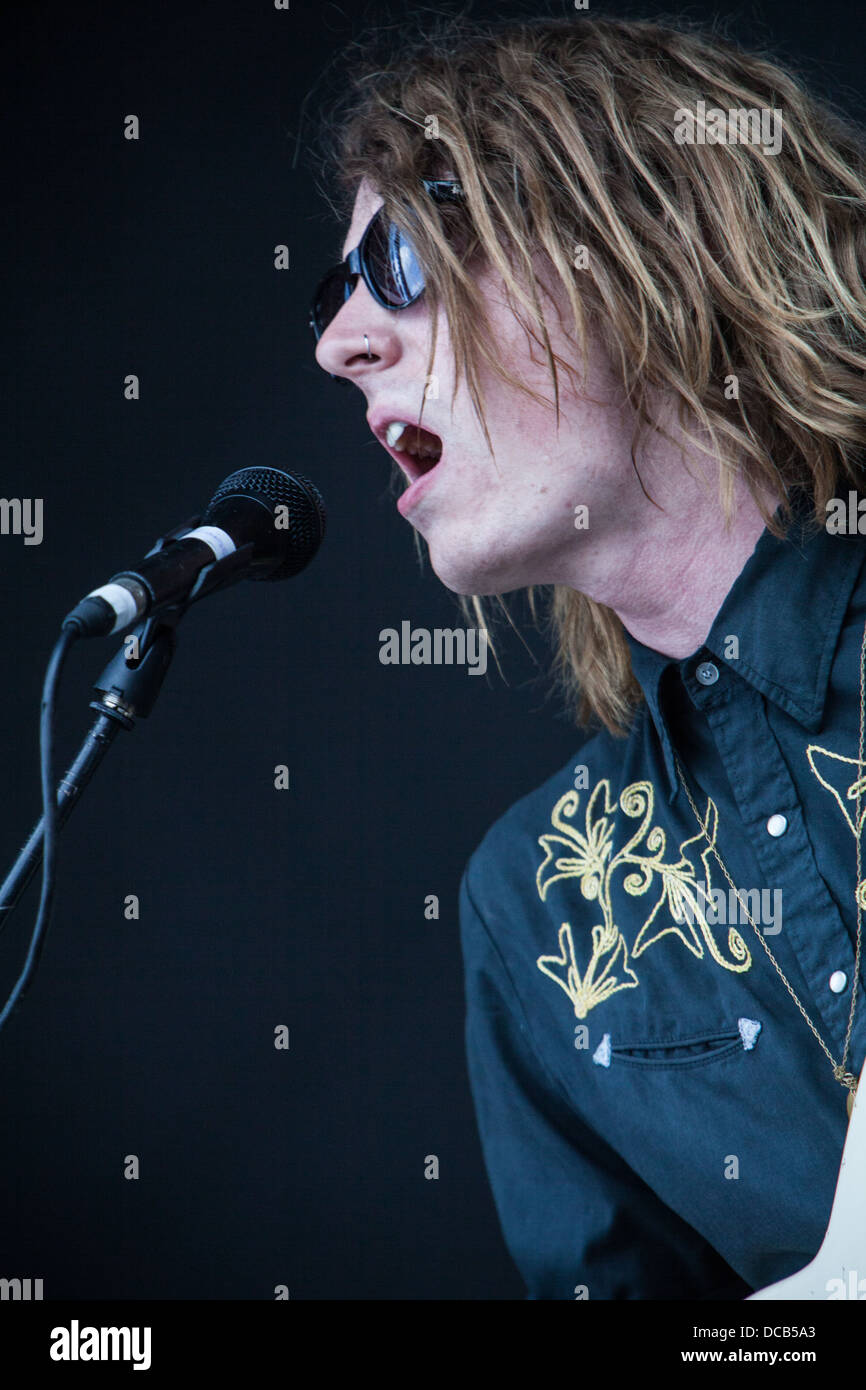 Mystery Jets performs in Budapest Stock Photo - Alamy