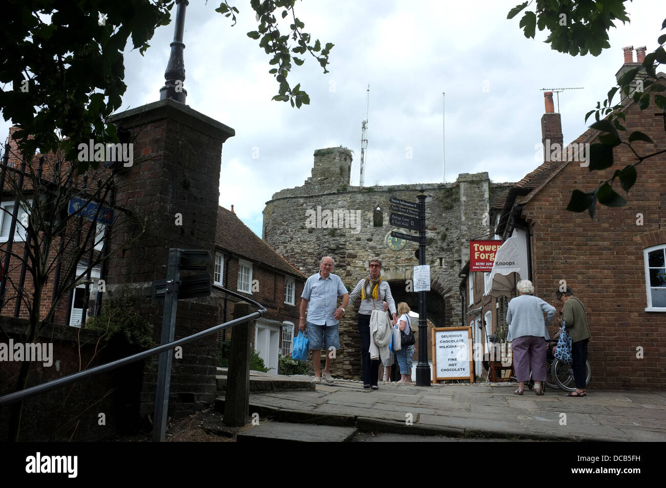 rye town east sussex south coast of england uk Stock Photo - Alamy