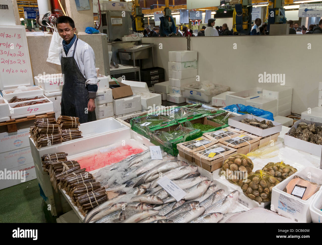 Billingsgate market london fish hi-res stock photography and images - Alamy