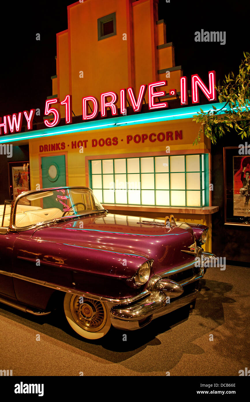 Elvis presley car museum hi-res stock photography and images - Alamy
