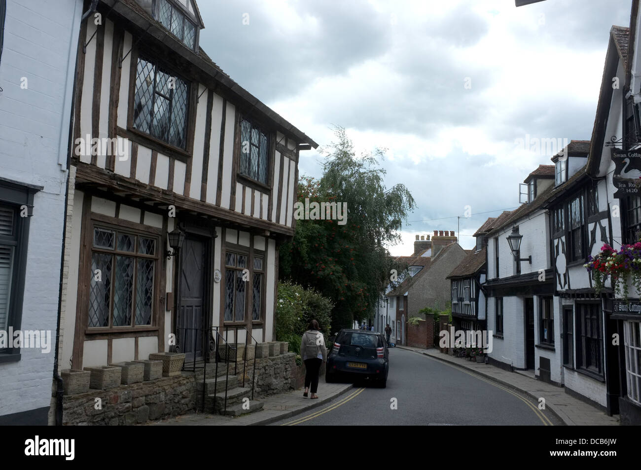 rye town east sussex south coast of england uk Stock Photo - Alamy