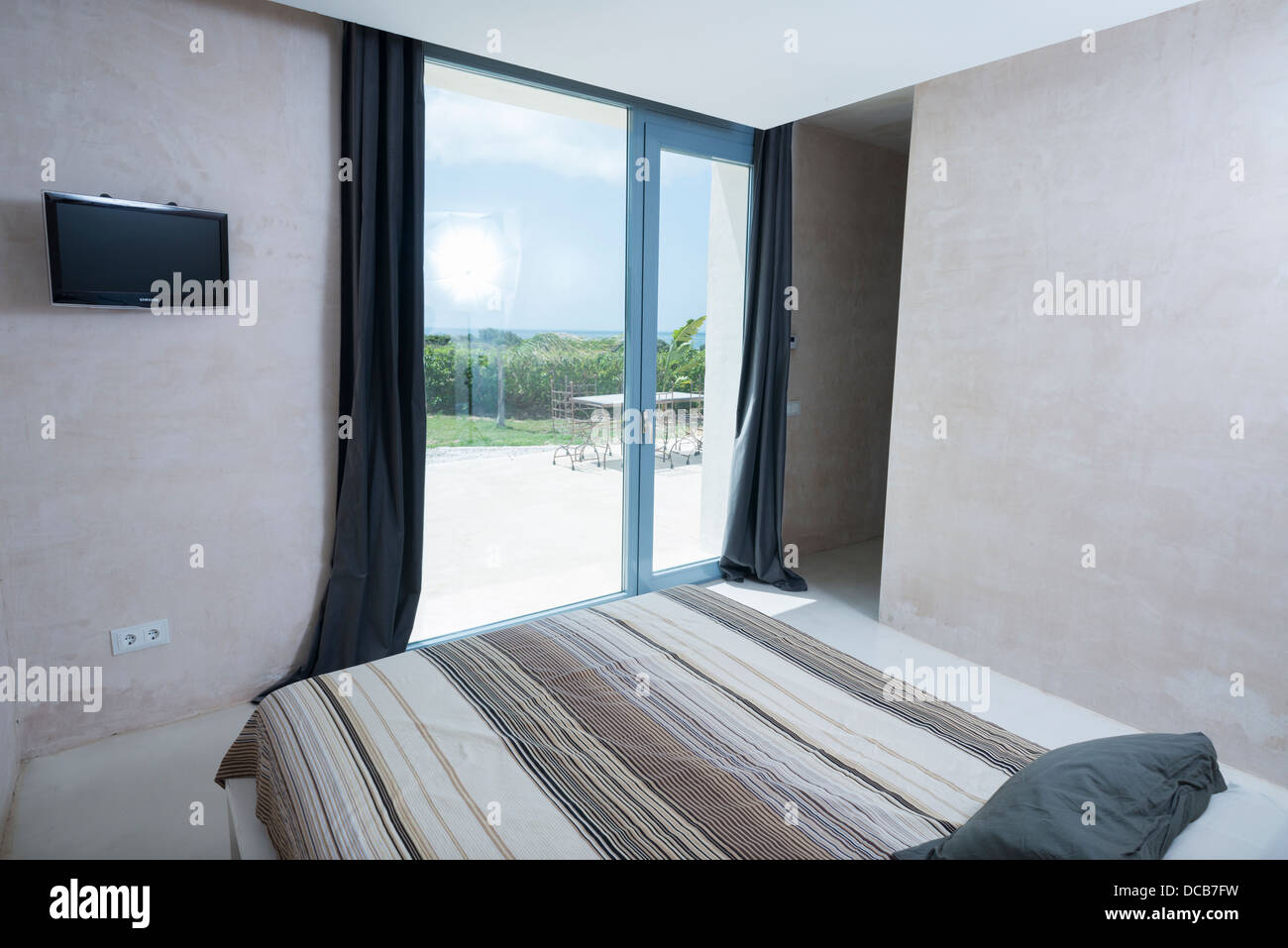 Bedroom with a view Stock Photo - Alamy