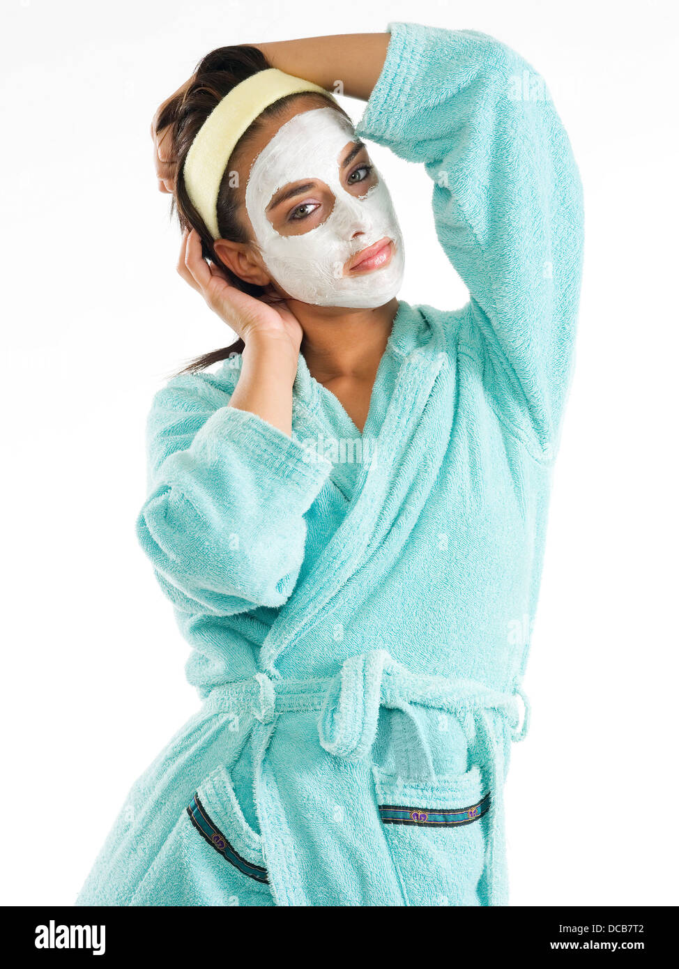 posing with mask Stock Photo - Alamy