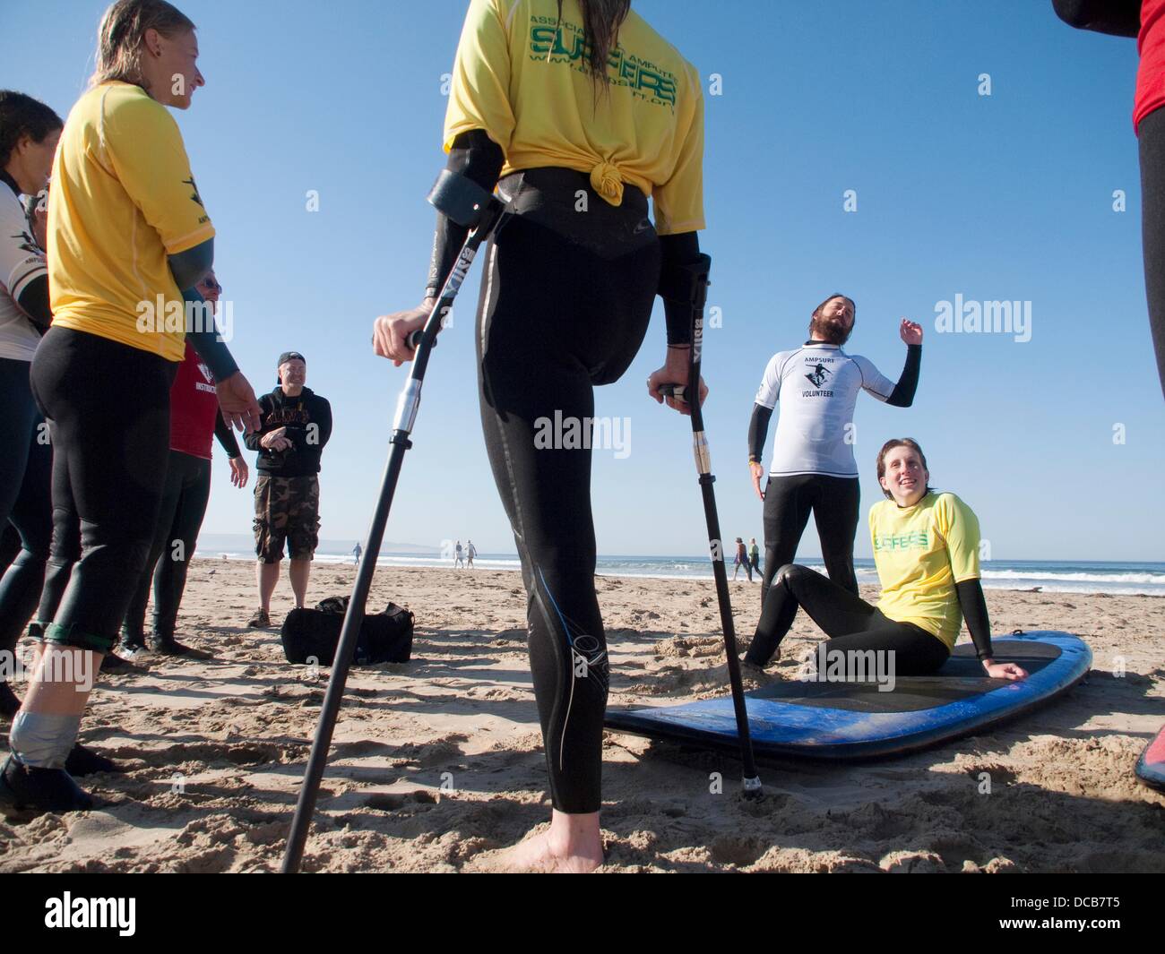 Surfers, teachers and volunteers gather to talk about the surfing at ...