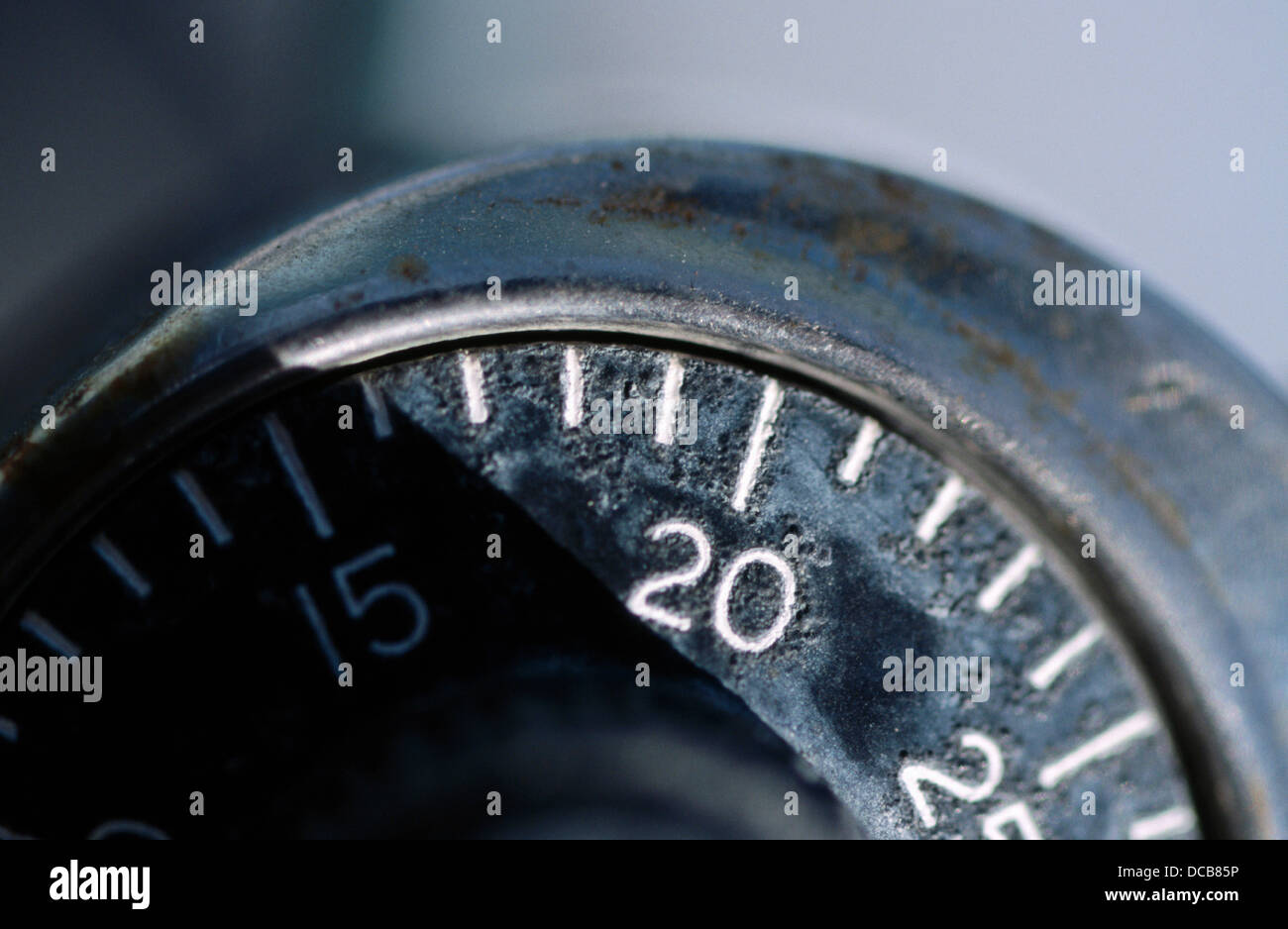 Combination lock dial Stock Photo - Alamy