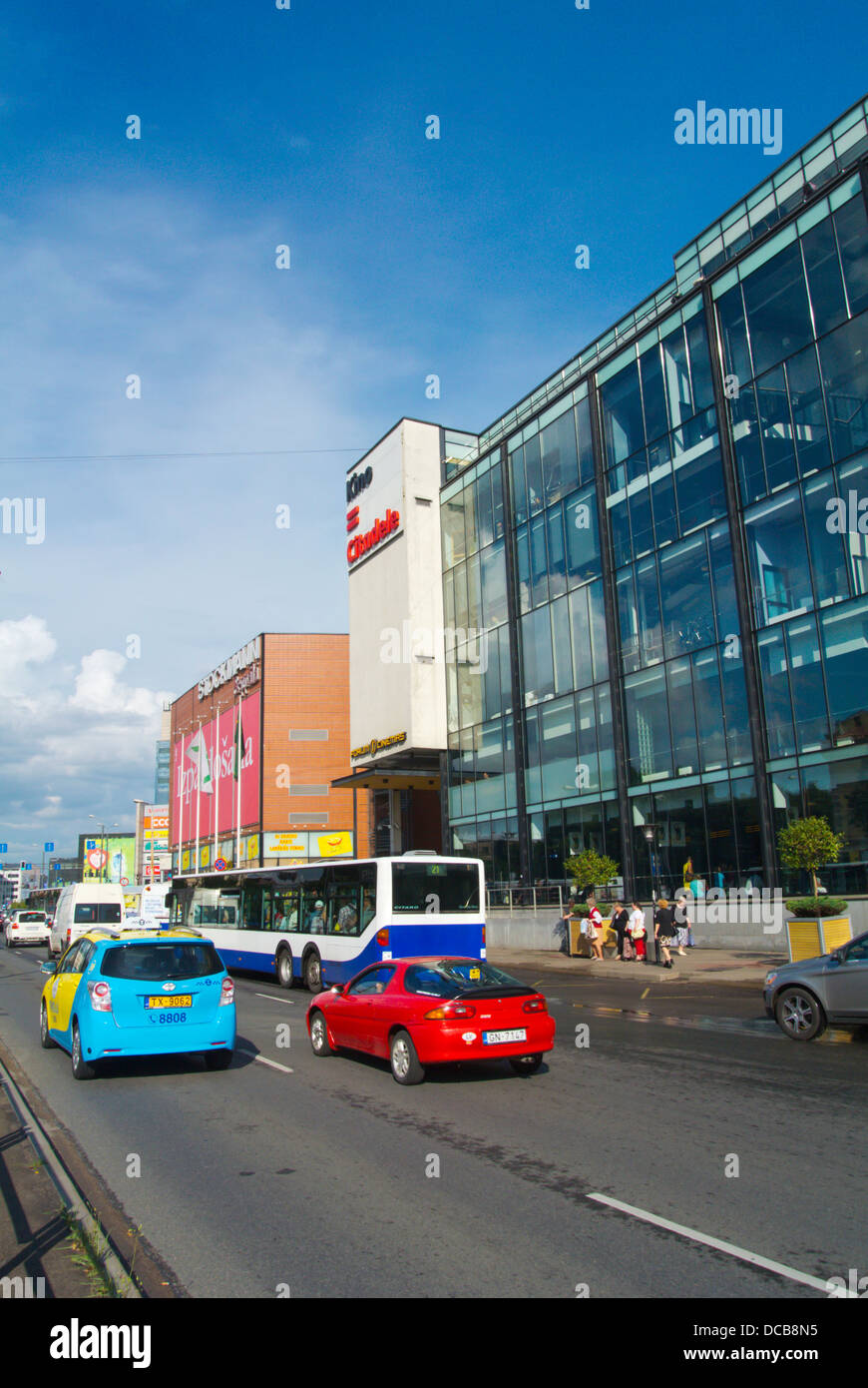 Driving on the street in riga city hi-res stock photography and images ...