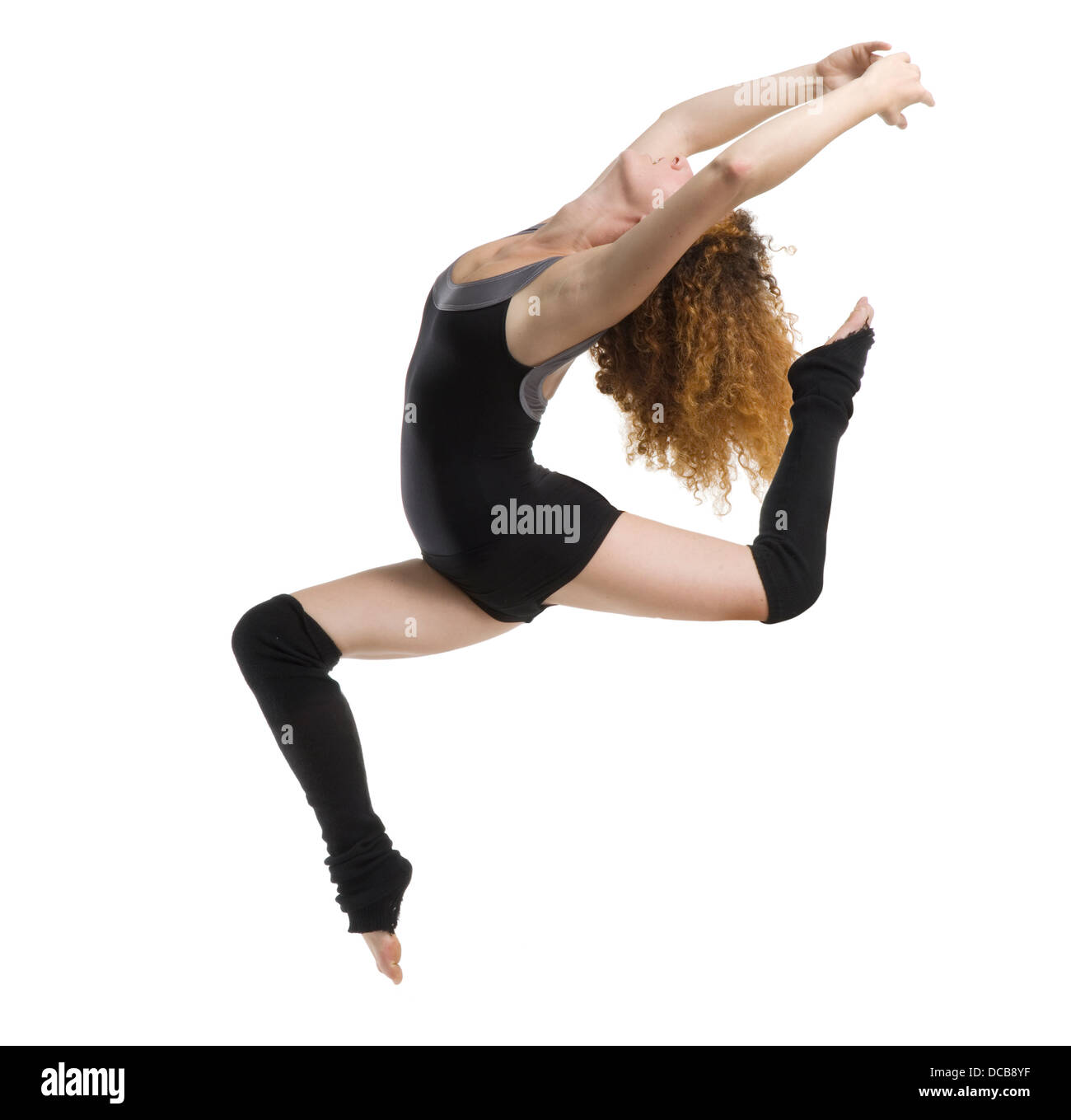 the jump acrobatic Stock Photo - Alamy