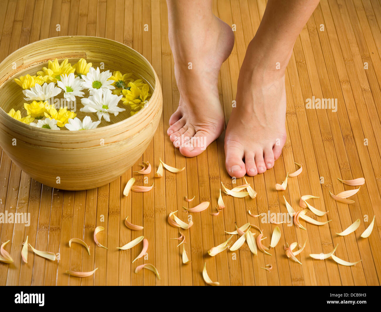 feet and flower Stock Photo - Alamy