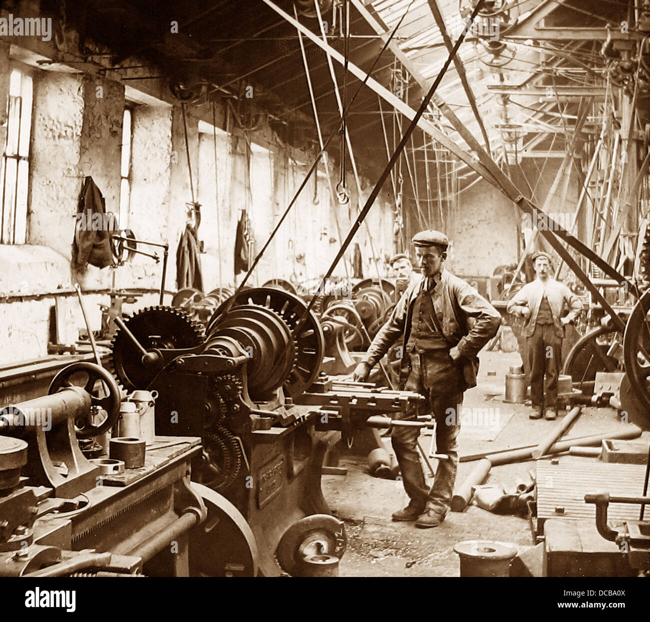 Blaydon Iron Works Victorian period Stock Photo - Alamy