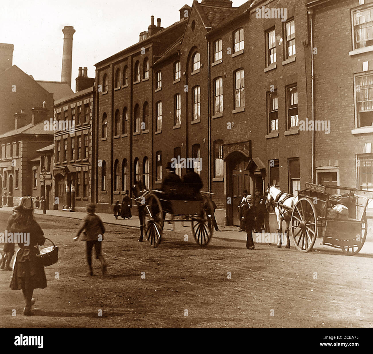 Kidderminster Mill Street early 1900s Stock Photo - Alamy