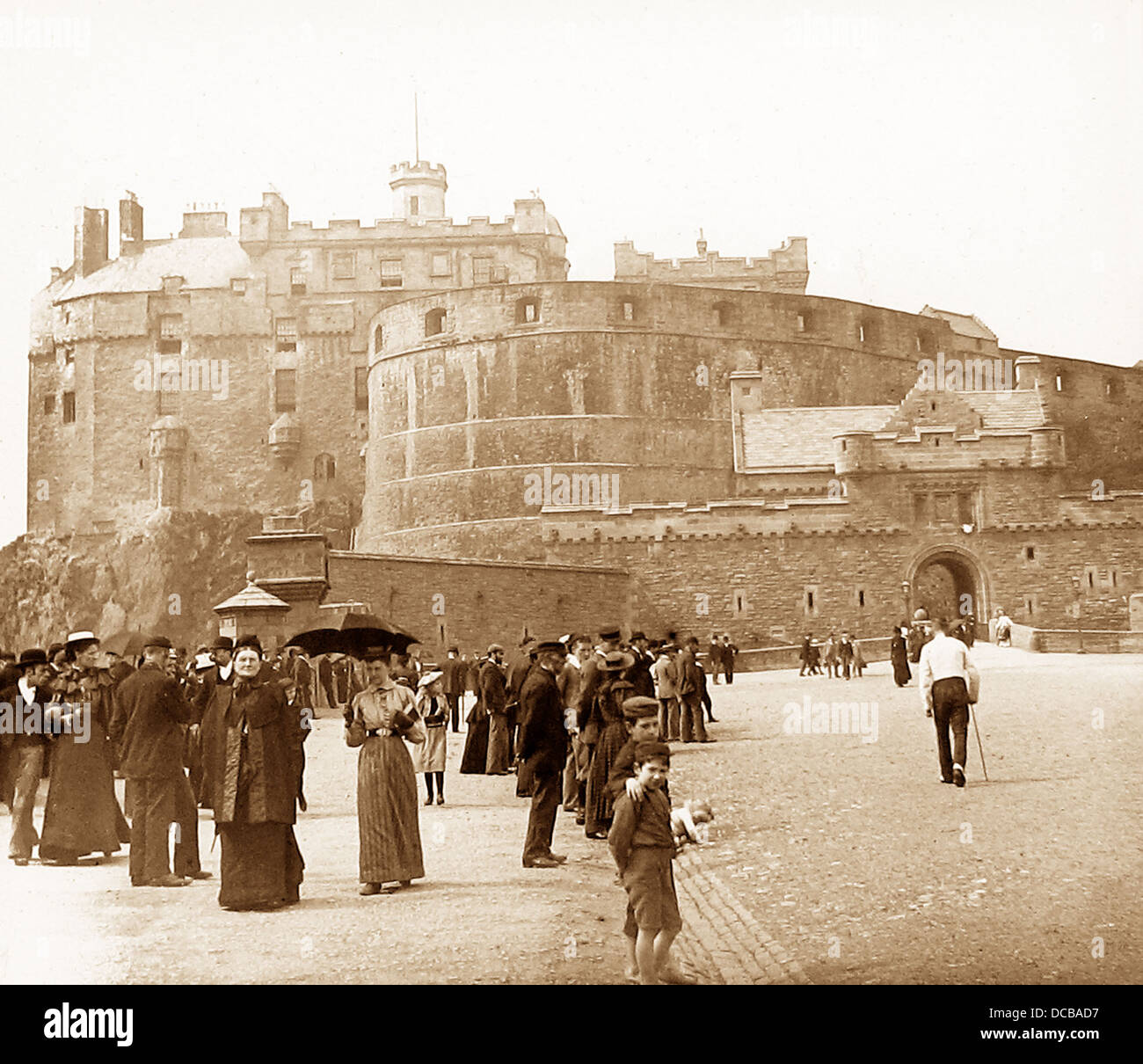 Edinburgh Castle Victorian period Stock Photo - Alamy