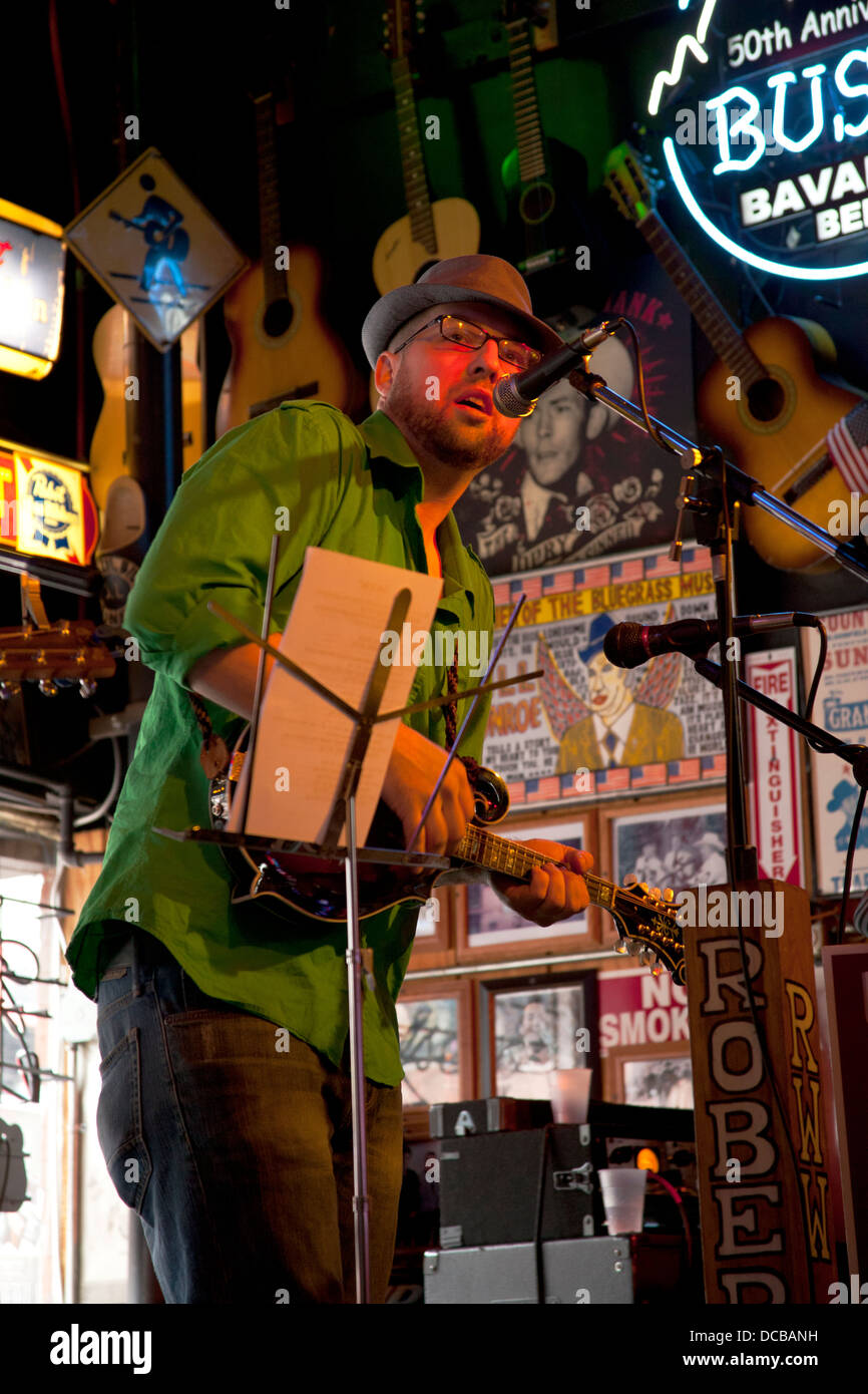 Country and Western music on stage at Roberts Western World Bar on ...