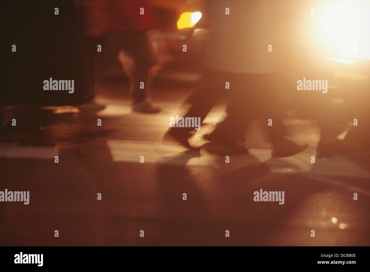 Moving feet in New York City Stock Photo - Alamy