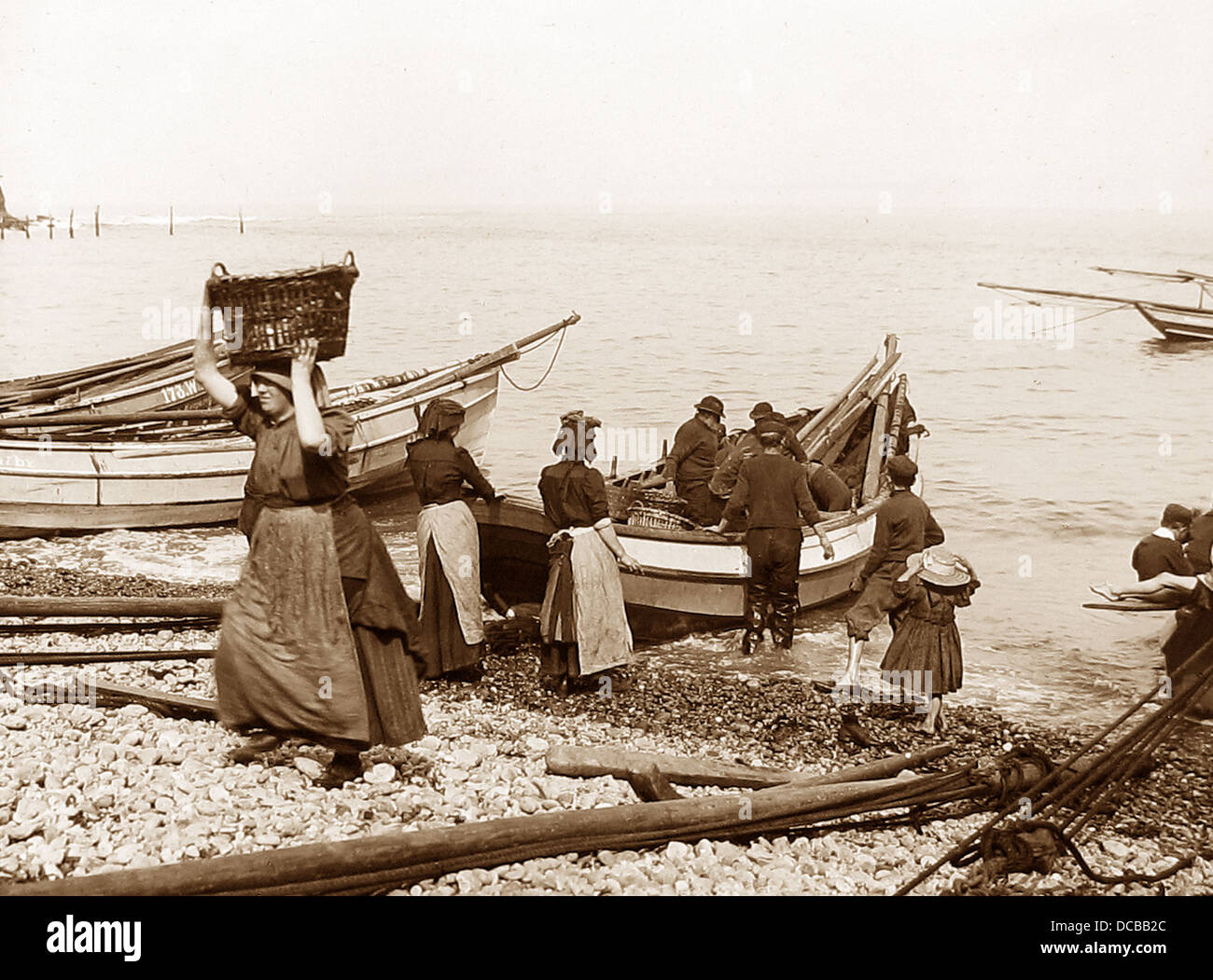 Fisherman victorian period hi-res stock photography and images - Alamy