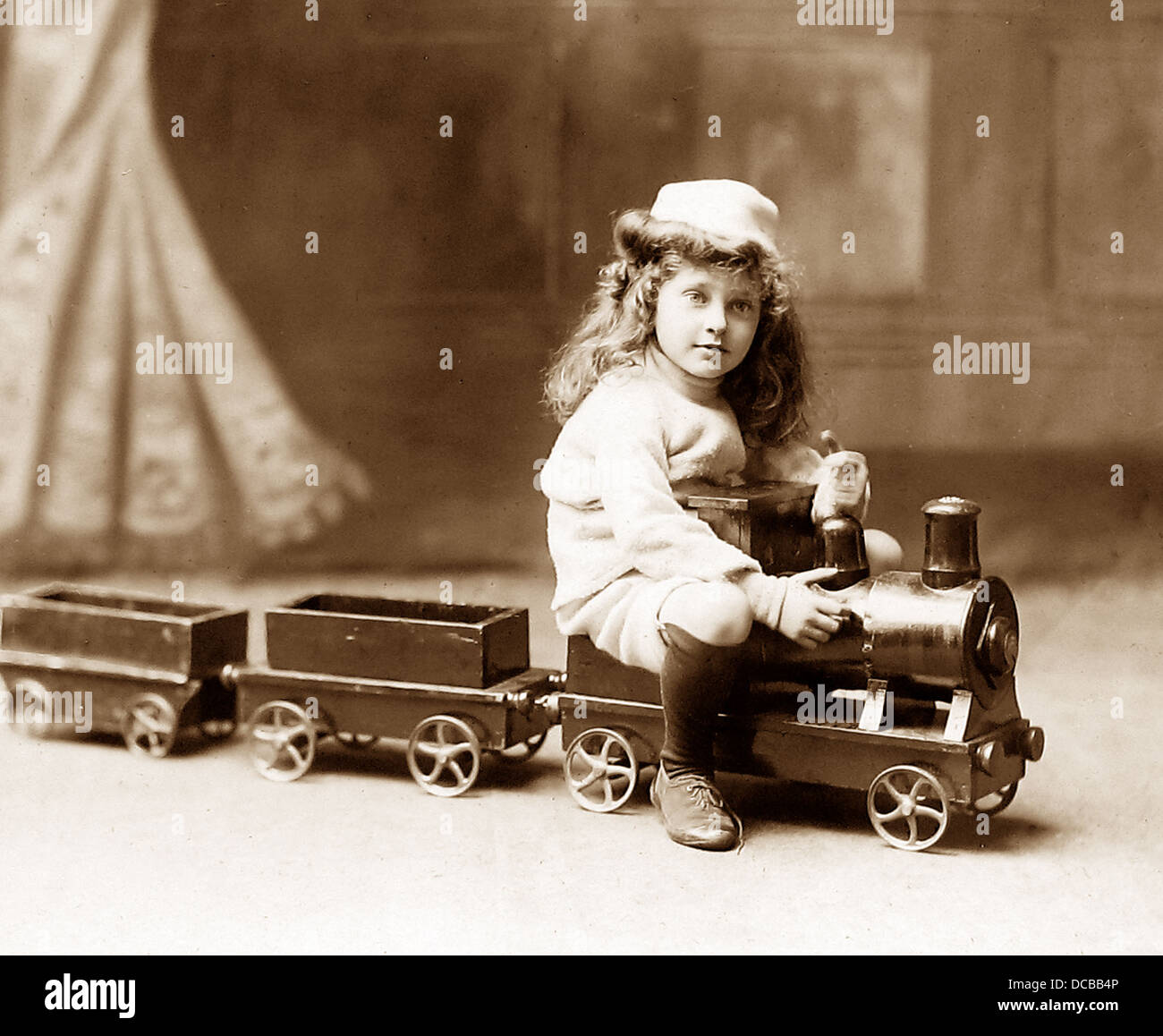 Childhood studio photograph Victorian period Stock Photo - Alamy