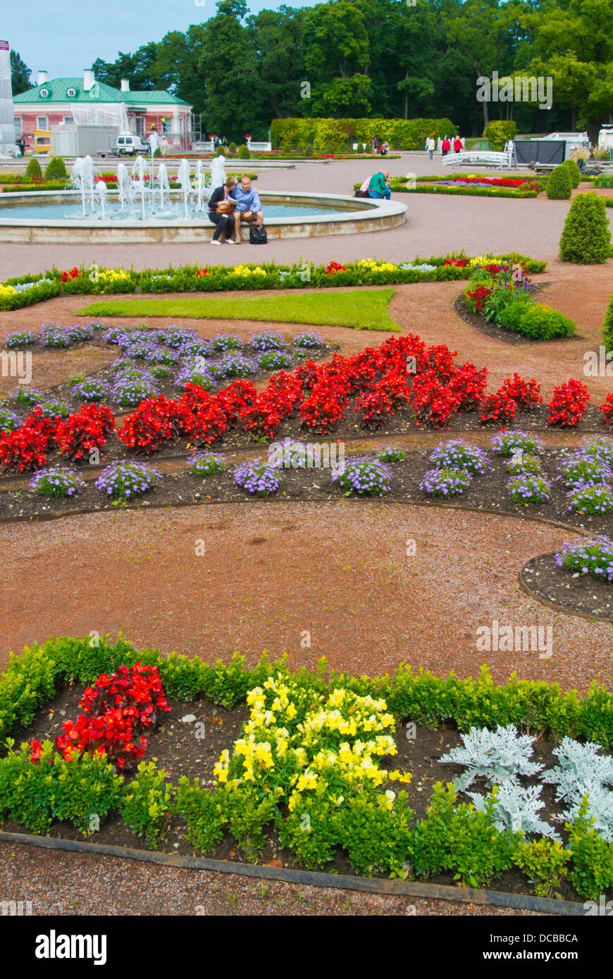 Kadrior Palace gardens Kadrioru park in Kadriorg district Tallinn ...