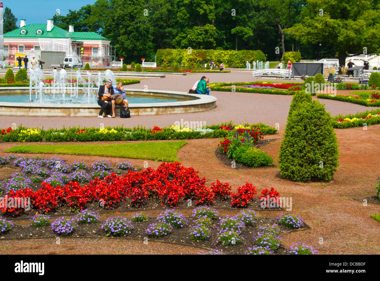 Kadrior Palace gardens Kadrioru park in Kadriorg district Tallinn ...