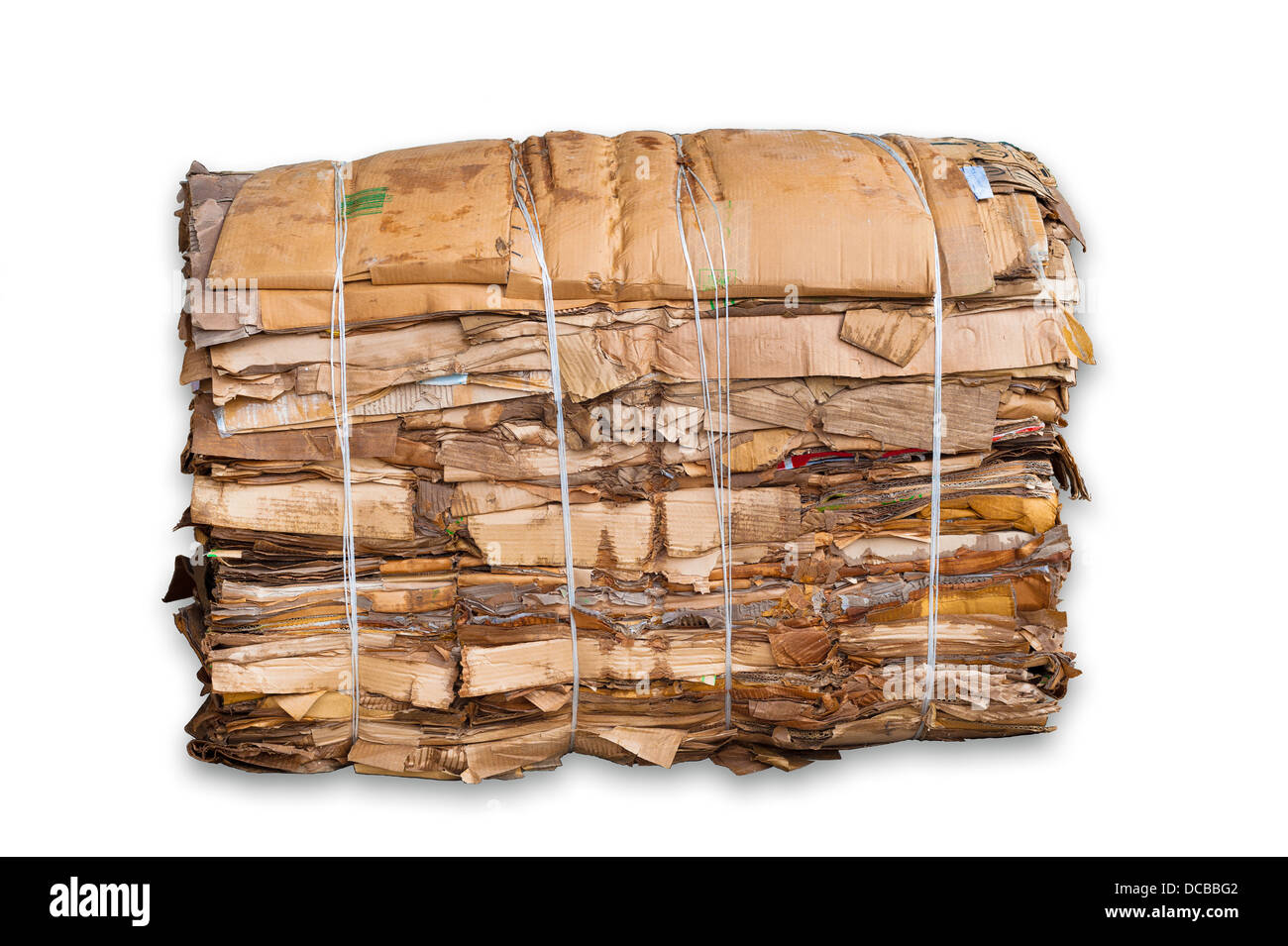 bale of cardboard Stock Photo - Alamy