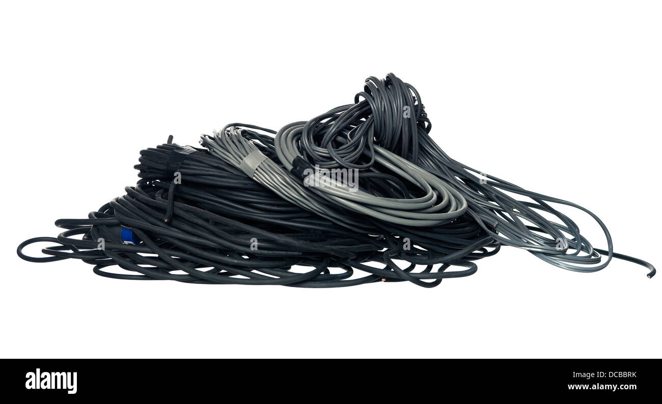 Powering cable Cut Out Stock Images & Pictures - Alamy
