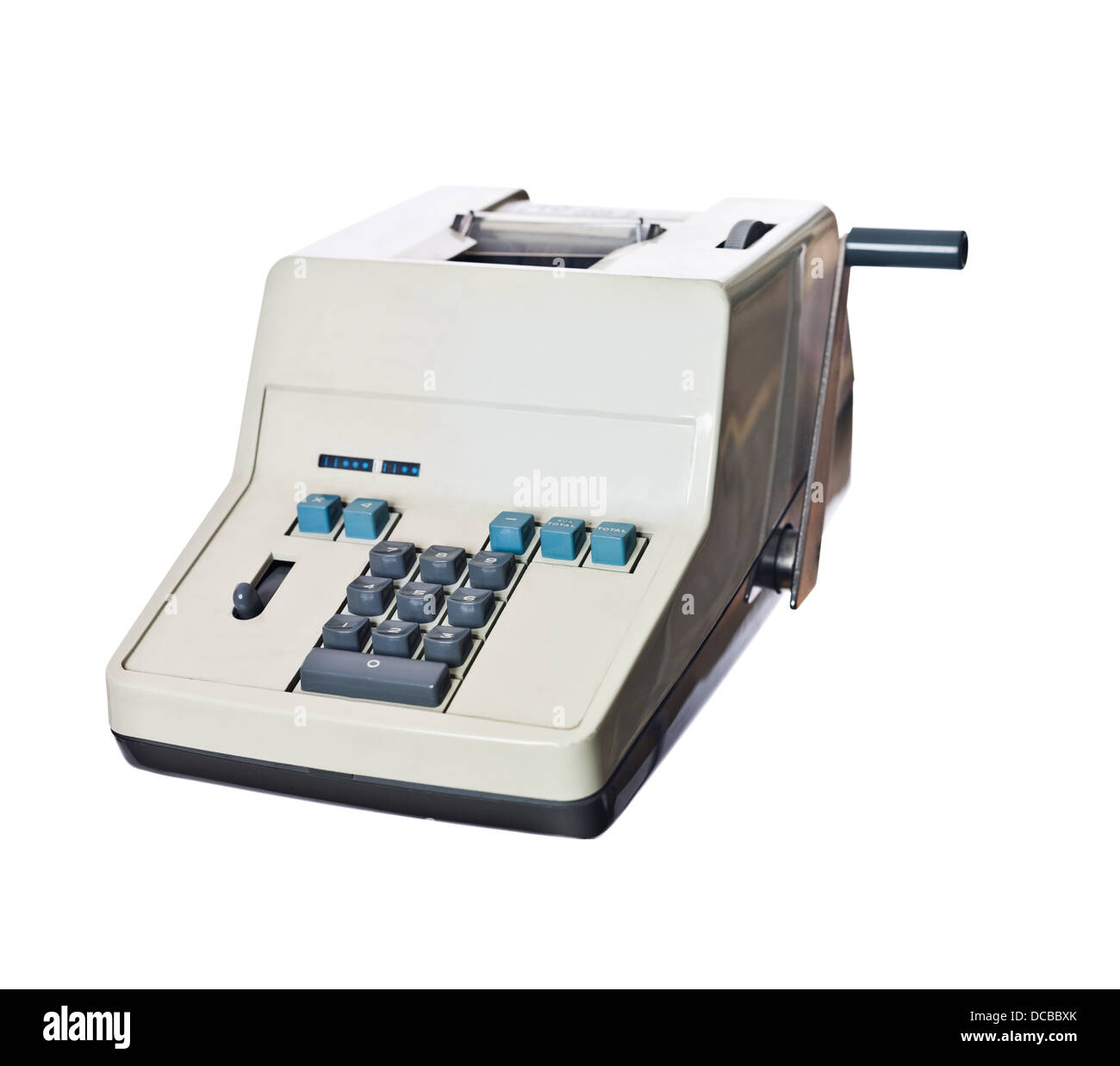 Old fashioned calculator Cut Out Stock Images & Pictures - Alamy