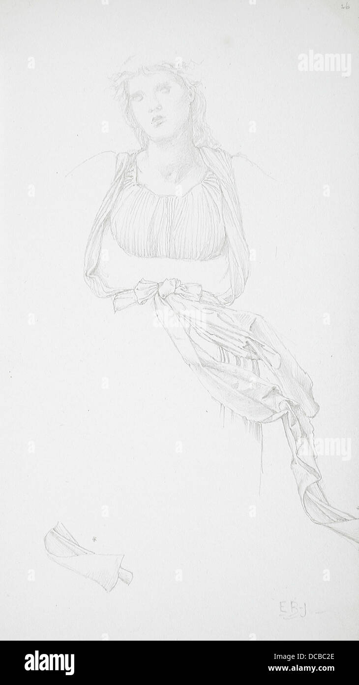 Female Torso and Drapery Study M.39.3.29 Stock Photo - Alamy