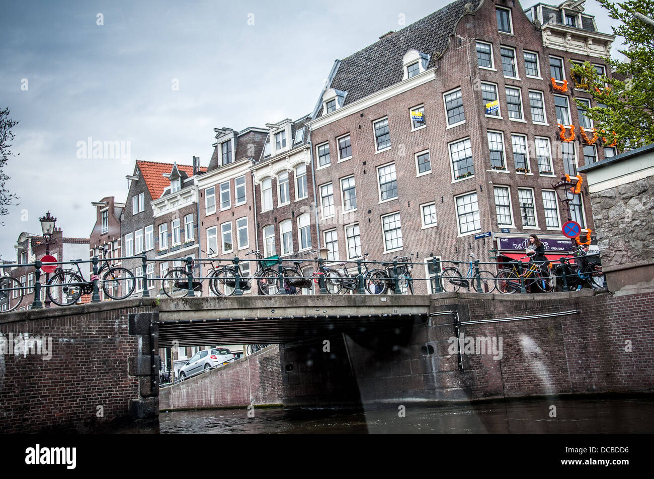 Typical bridge and Waterway in Amsterdam, Netherlands Stock Photo - Alamy