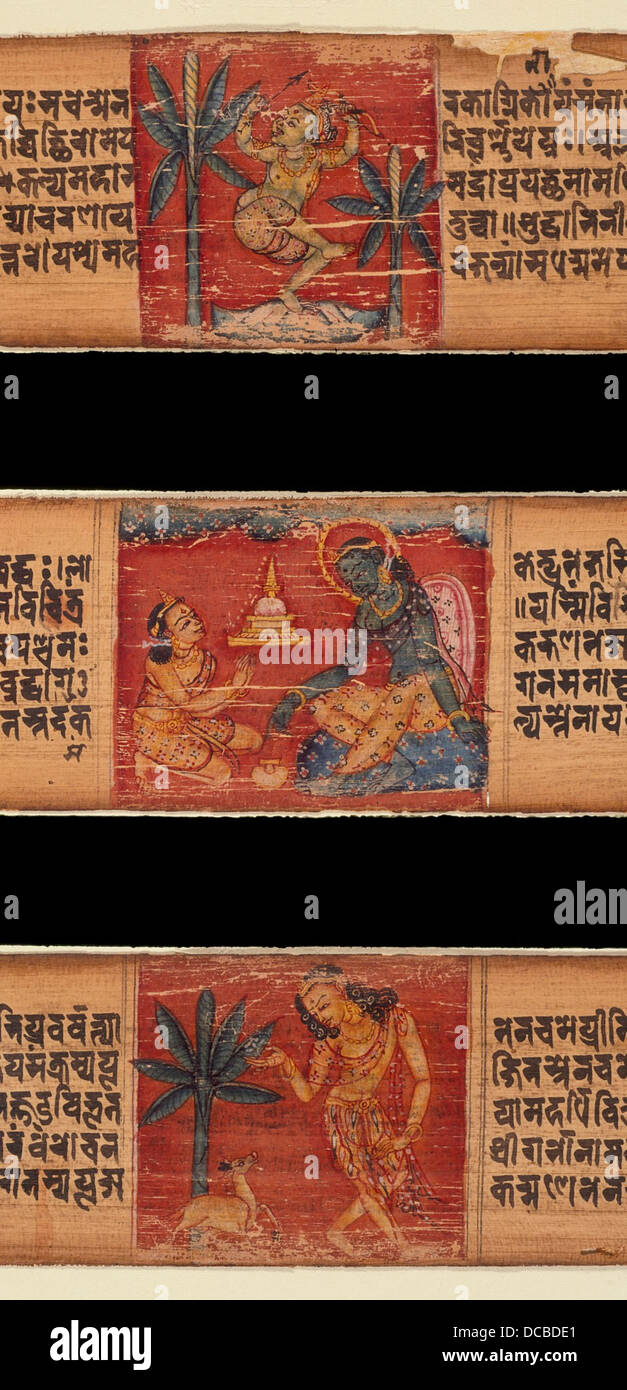 Folios from a gandavyuha the structure of the world hi-res stock ...