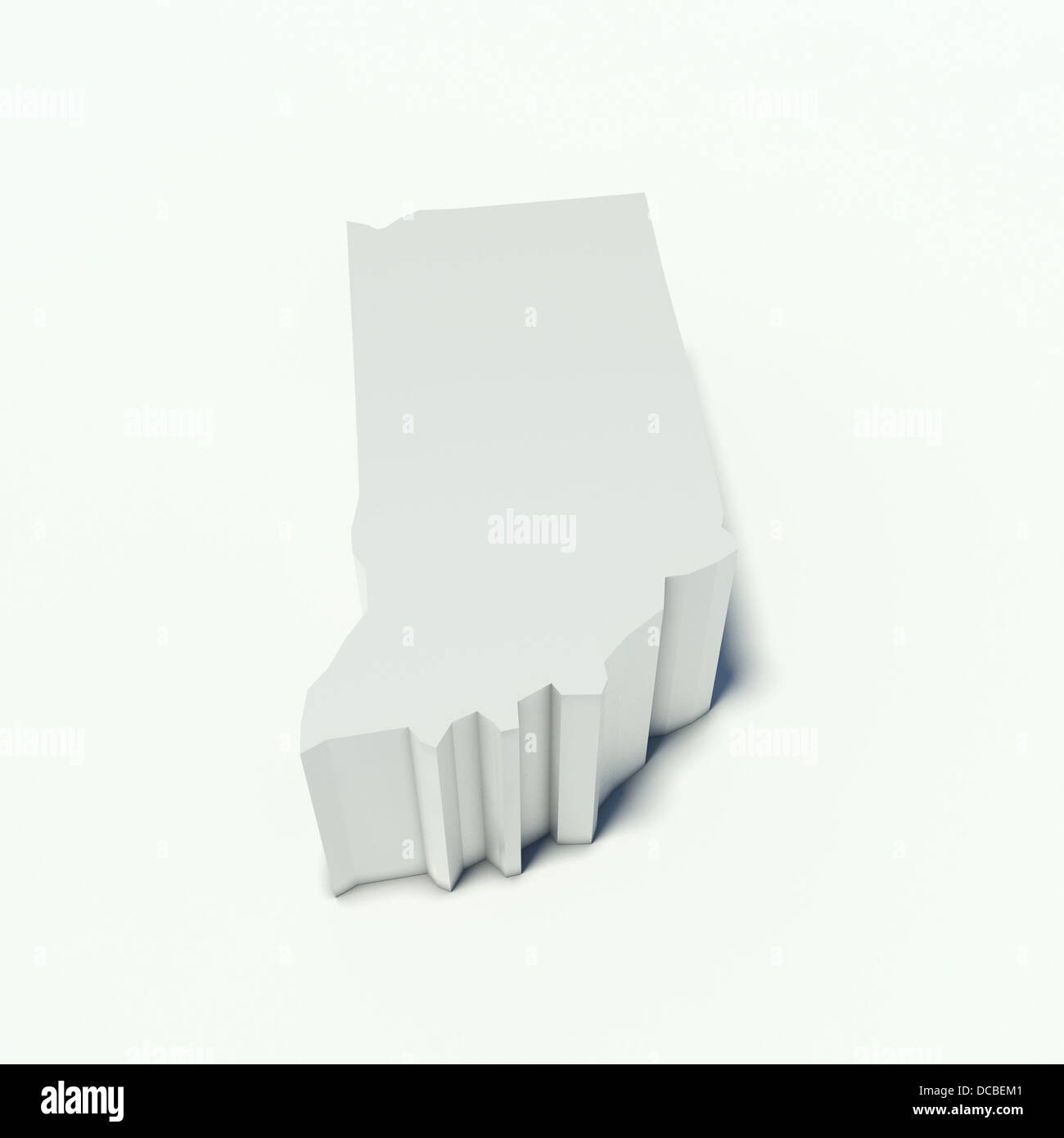 Map of indianapolis indiana Cut Out Stock Images & Pictures - Alamy