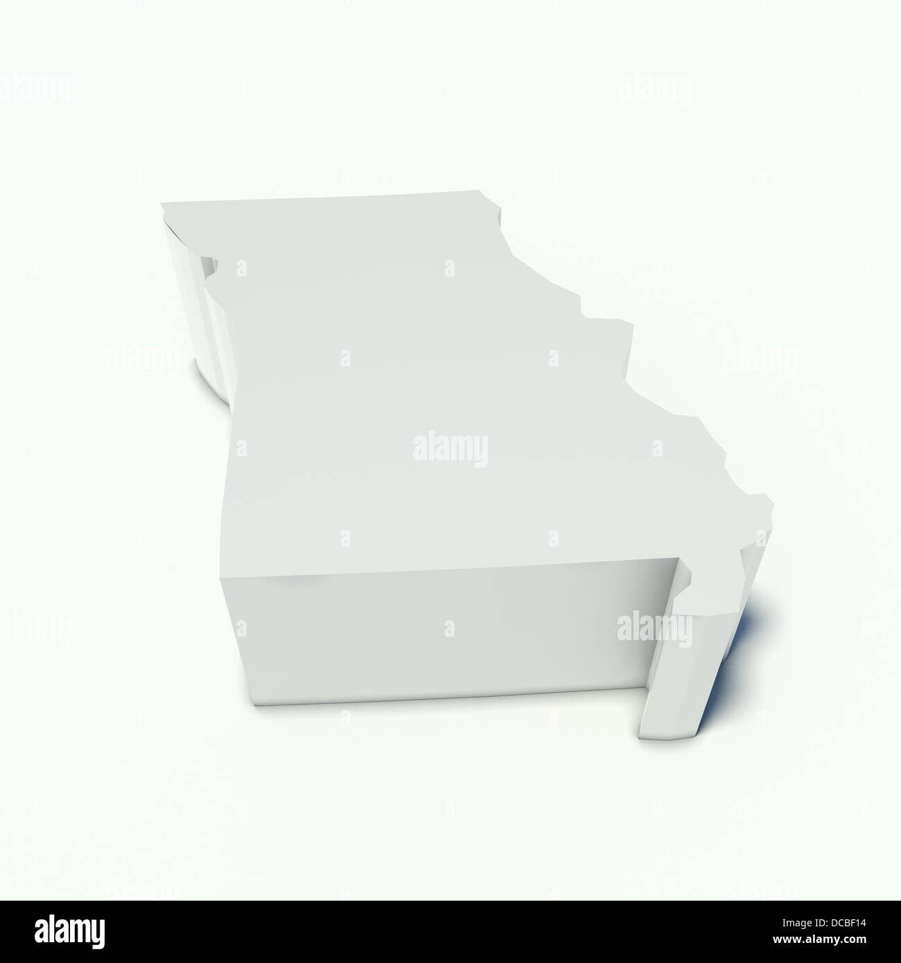 Map of missouri Cut Out Stock Images & Pictures - Alamy