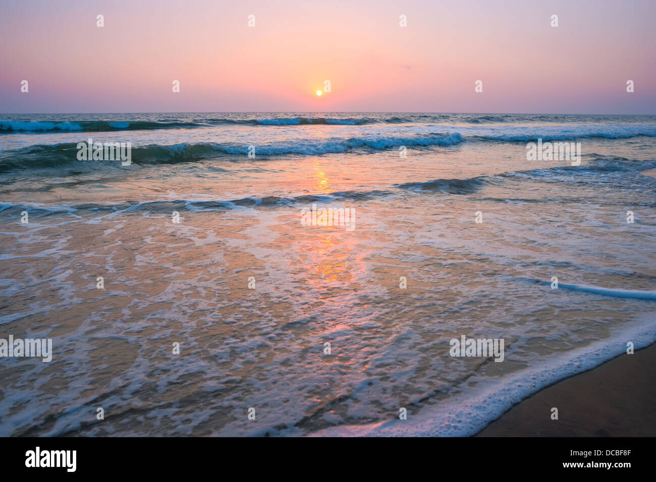 solar a path in the Indian Ocean, India, Kerala Stock Photo - Alamy