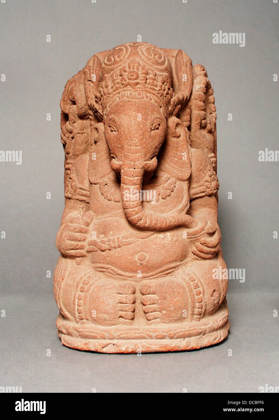 This bronze sculpture of Ganesha, the Hindu deity known as the Lord of ...