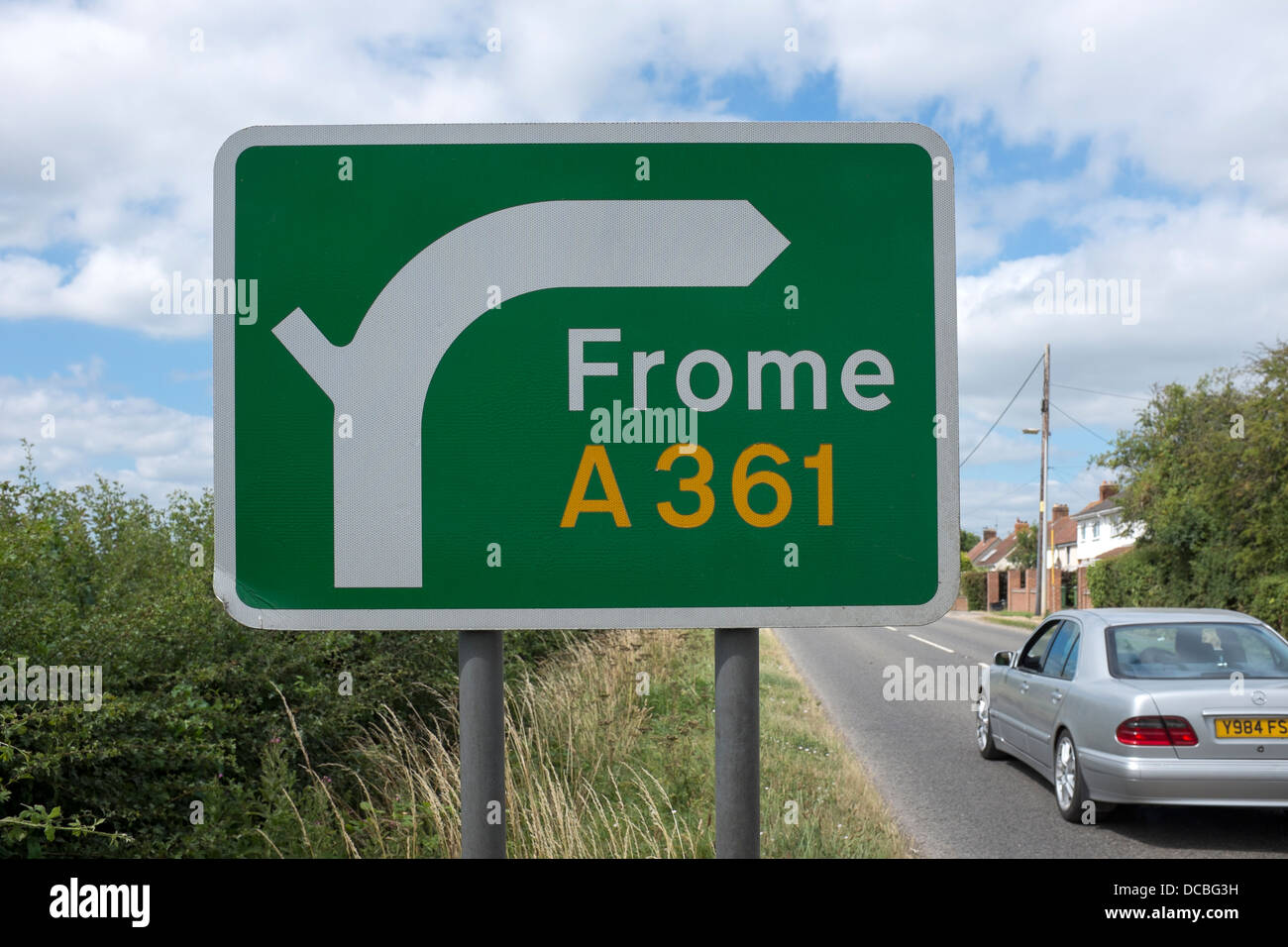 A361 Road Direction Sign to Frome Stock Photo - Alamy
