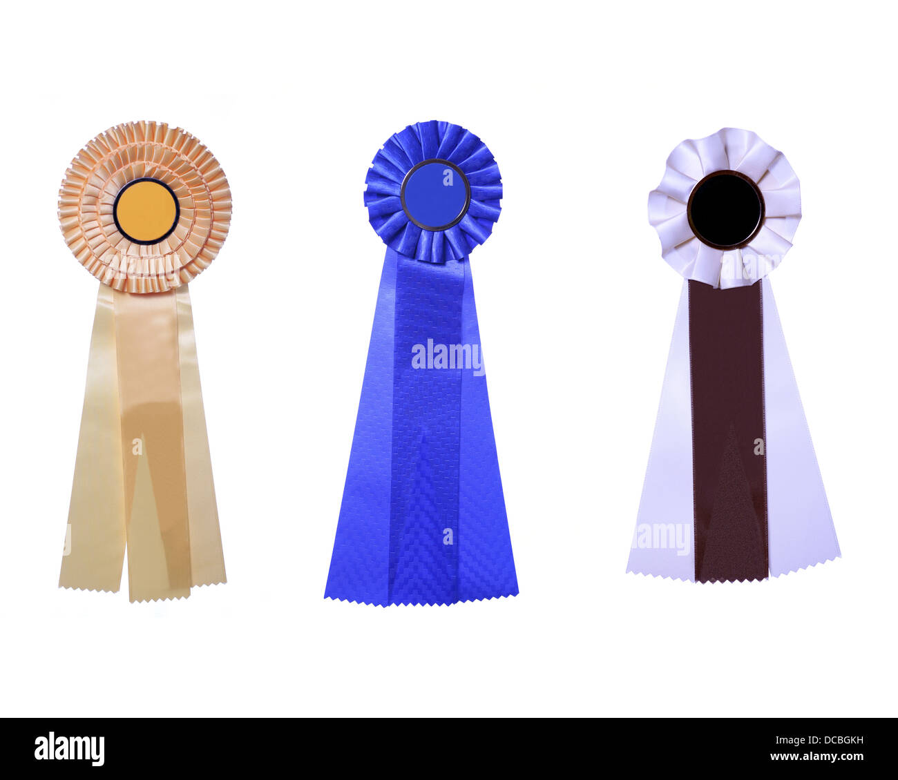 Set of three satin ribbons Stock Photo - Alamy