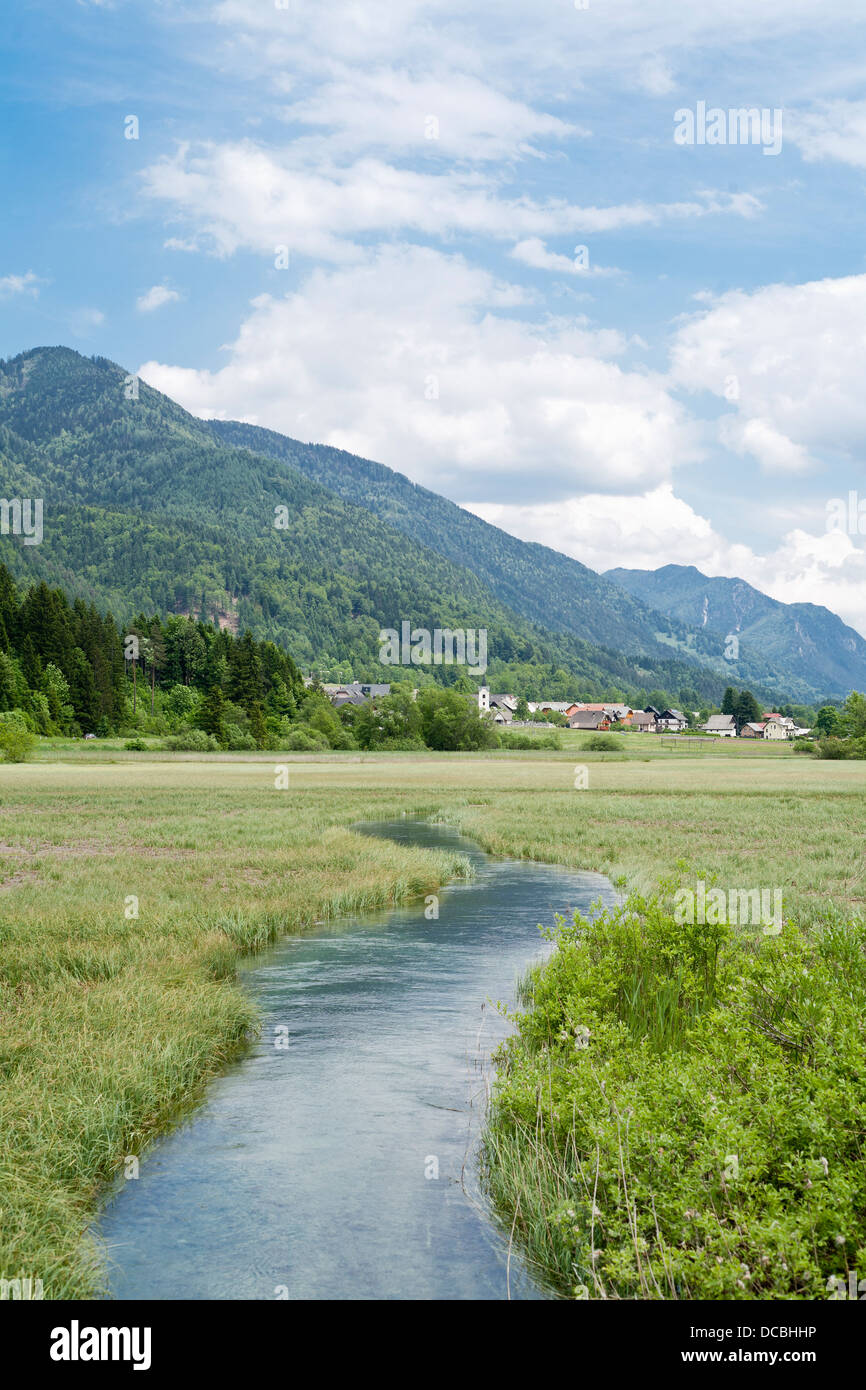 Source of Sava river, Slovenia Stock Photo - Alamy
