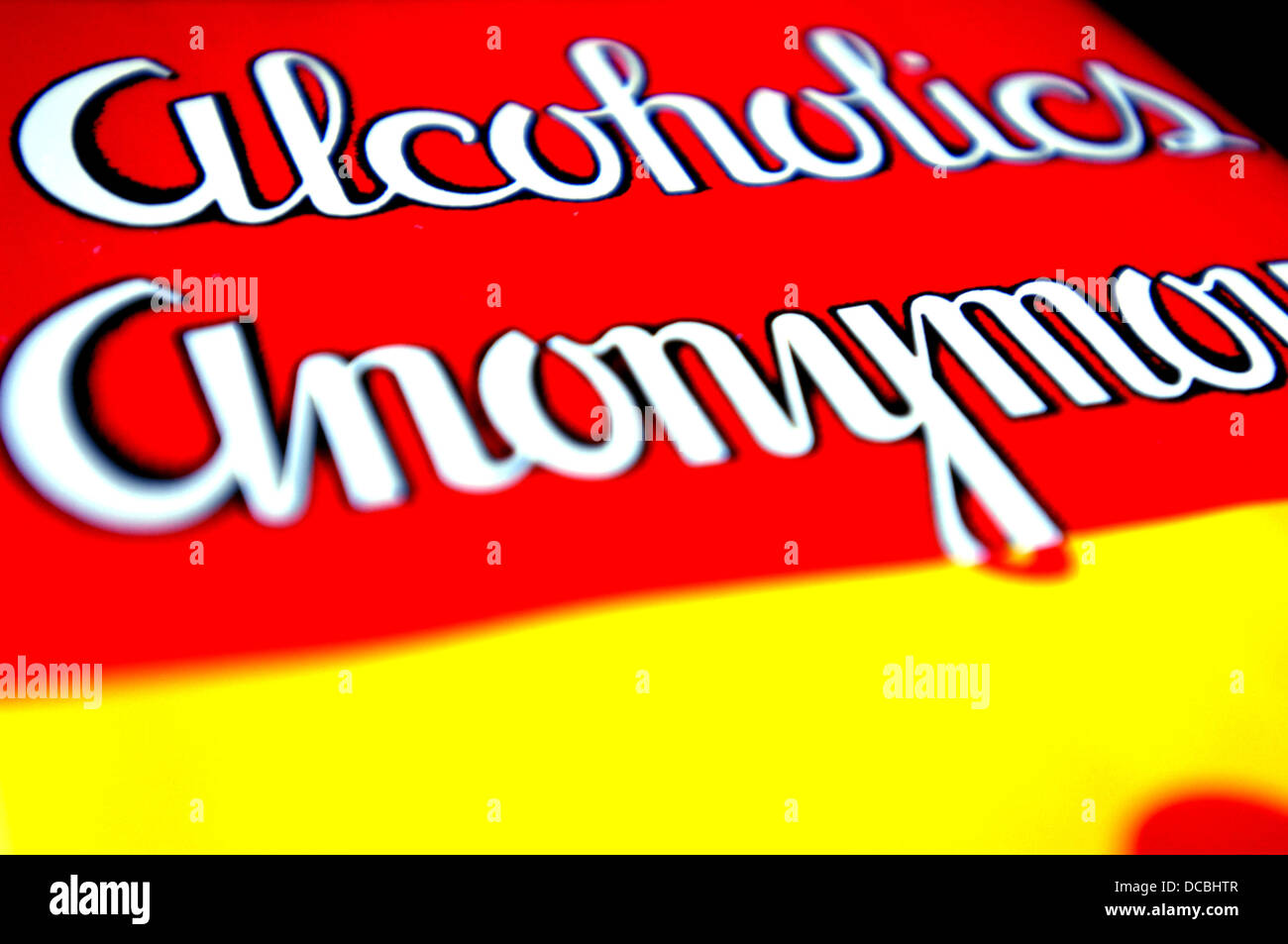 The basic text or Big Book of Alcoholics Anonymous Stock Photo - Alamy