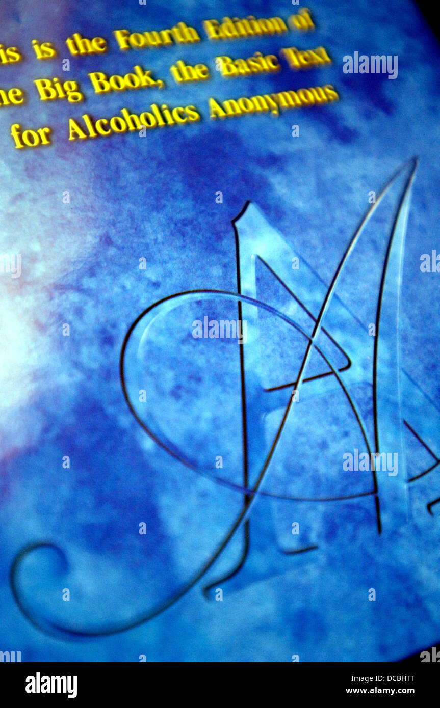 The basic text or Big Book of Alcoholics Anonymous Stock Photo - Alamy