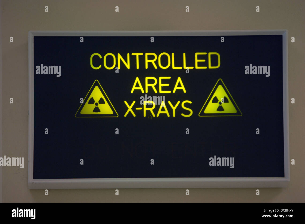 X-Ray sign at Hospital Stock Photo - Alamy