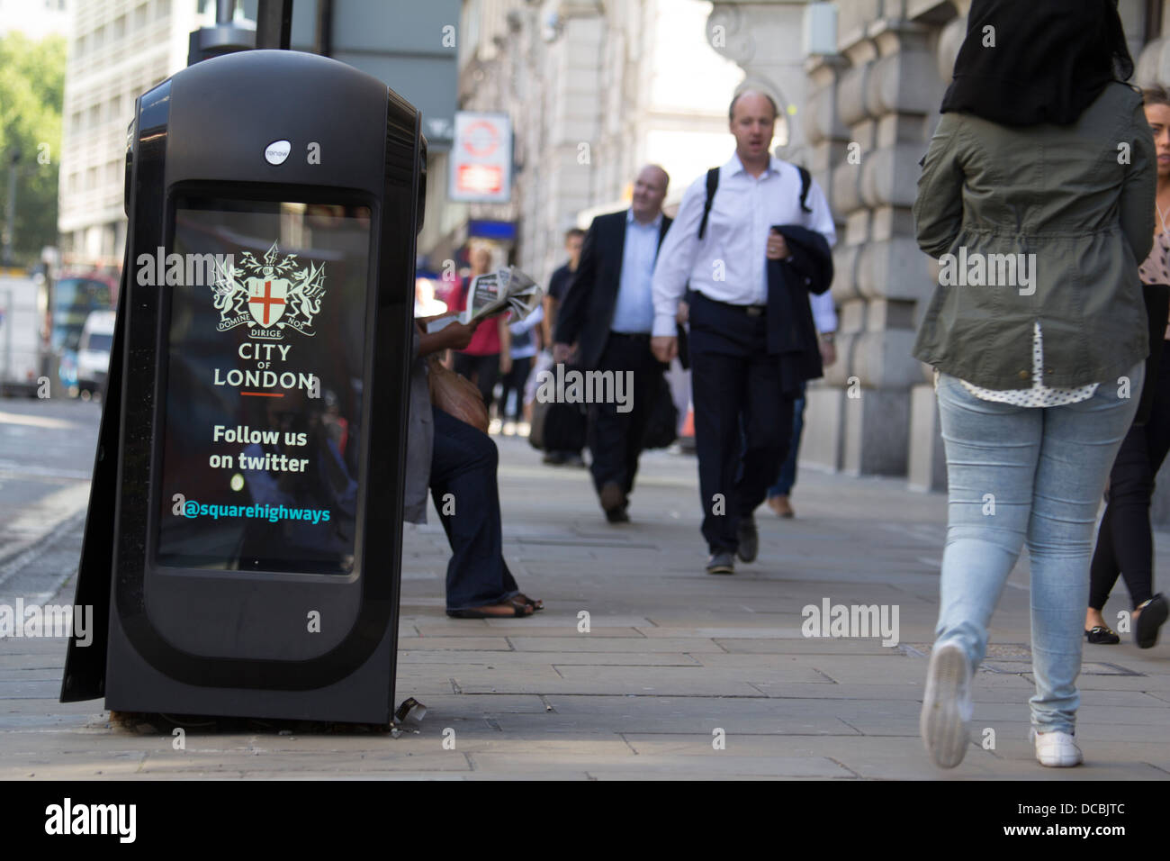 Smart bins with integrated Wi-Fi sniffing technology and digital ...